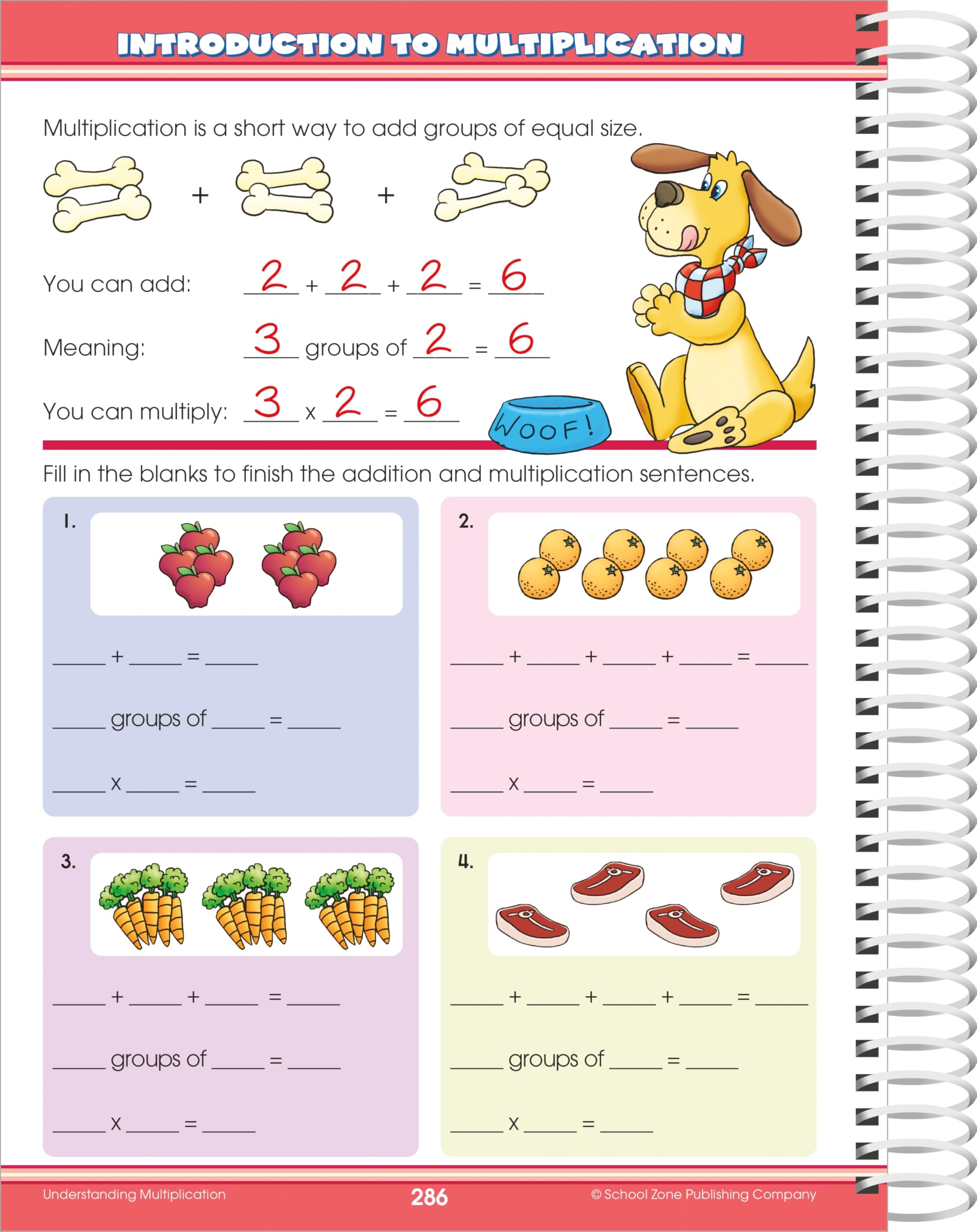 Snapklik.com : Big Math 1-2 Workbook: 320 Spiral-Bound Pages, 1st Grade ...