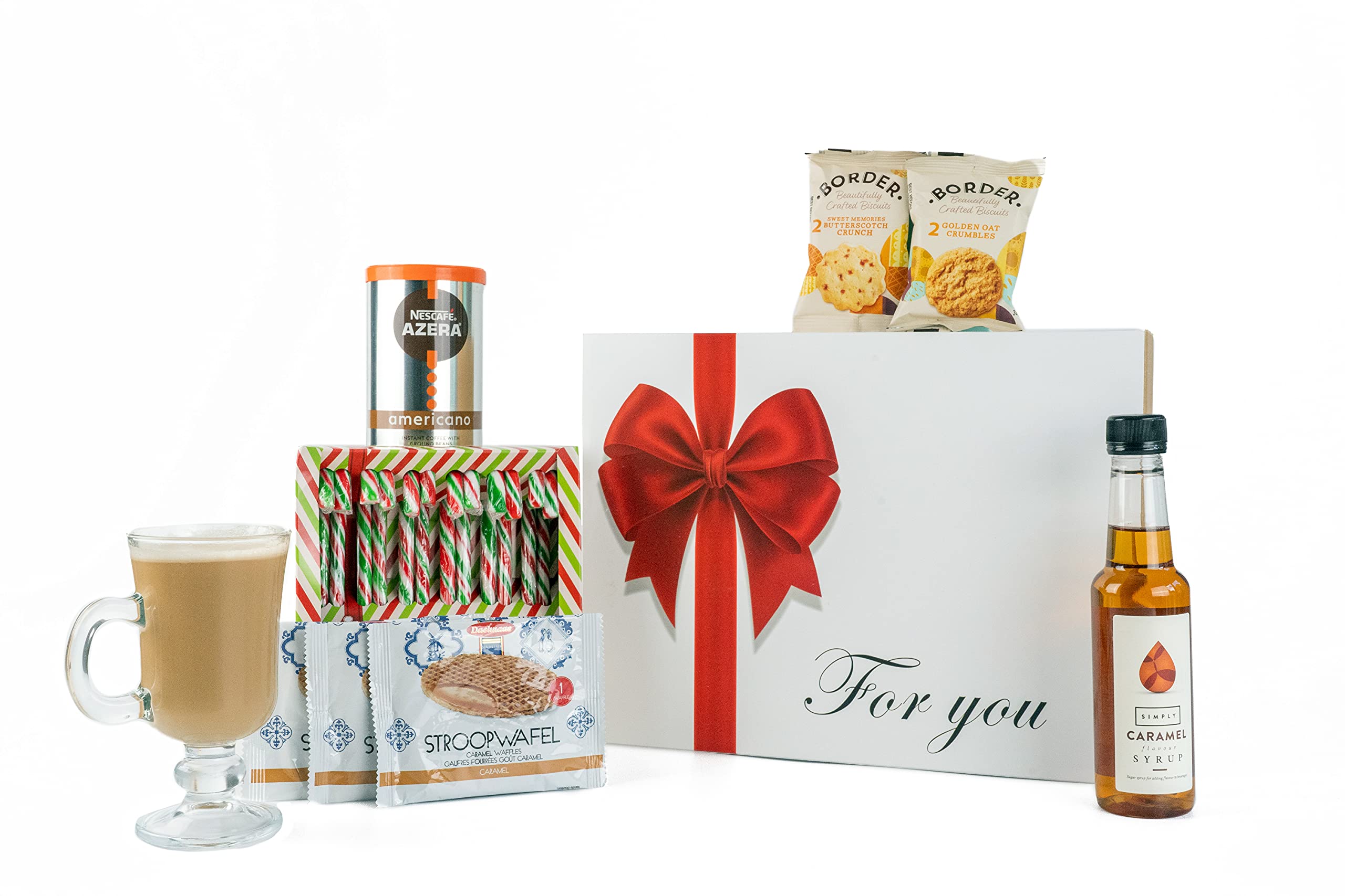 Buy Holiday Latte Coffee Hamper Box - Glass, Nescafe Instant Coffee ...