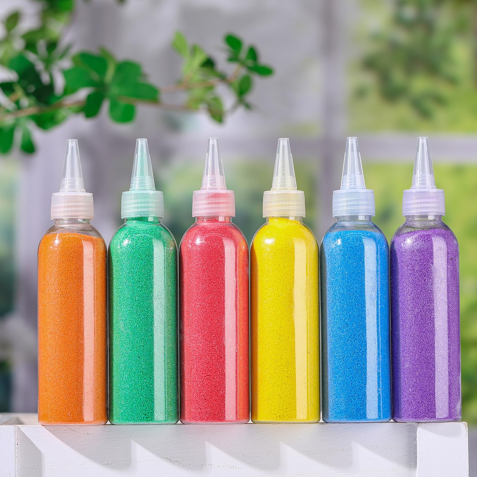 Snapklik.com : Libima Art Sand Colored 9oz Sand Bottles For Kids DIY ...