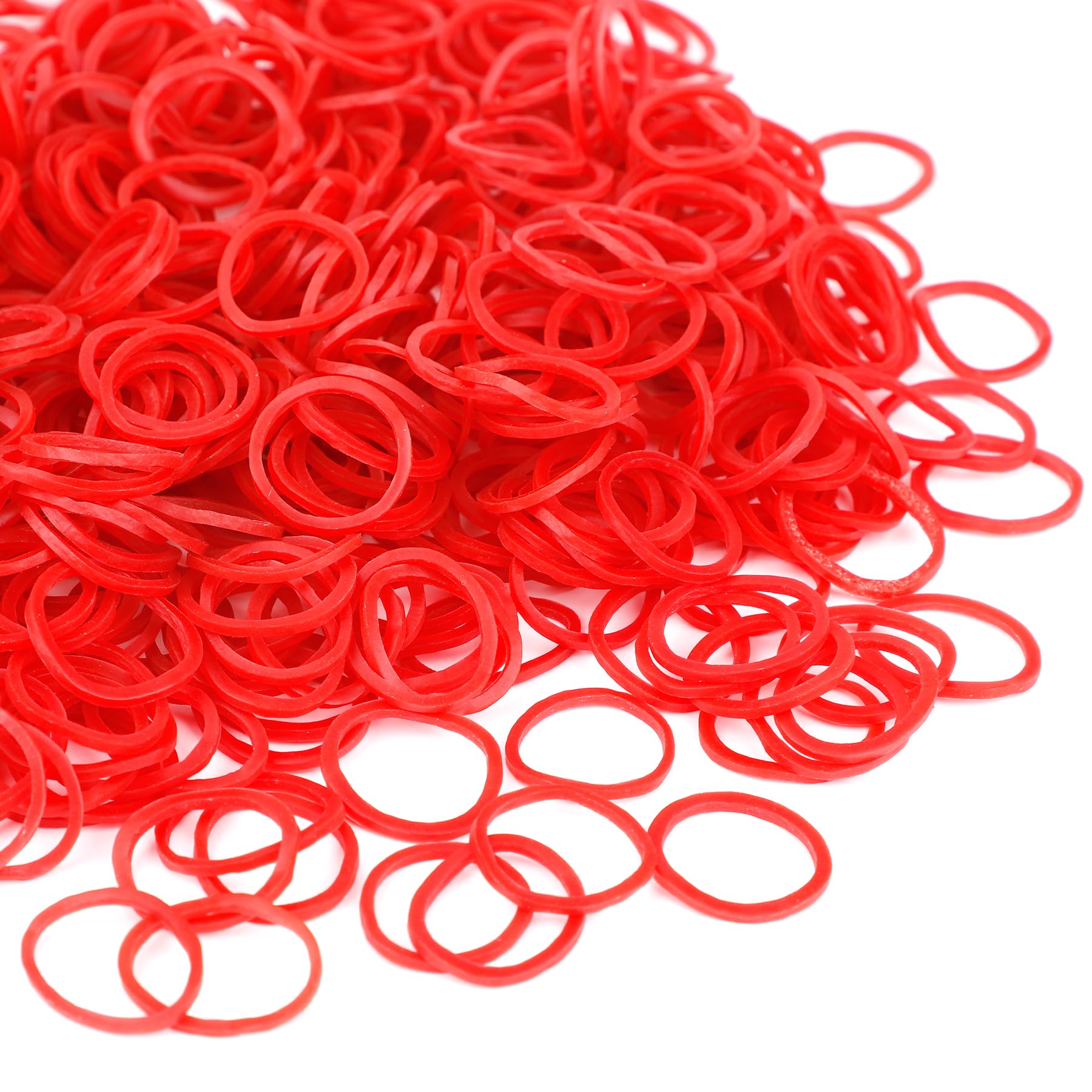 1000 Pcs Mini Rubber Bands 20mm Soft Elastic Hair Bands for Kids Hair ...