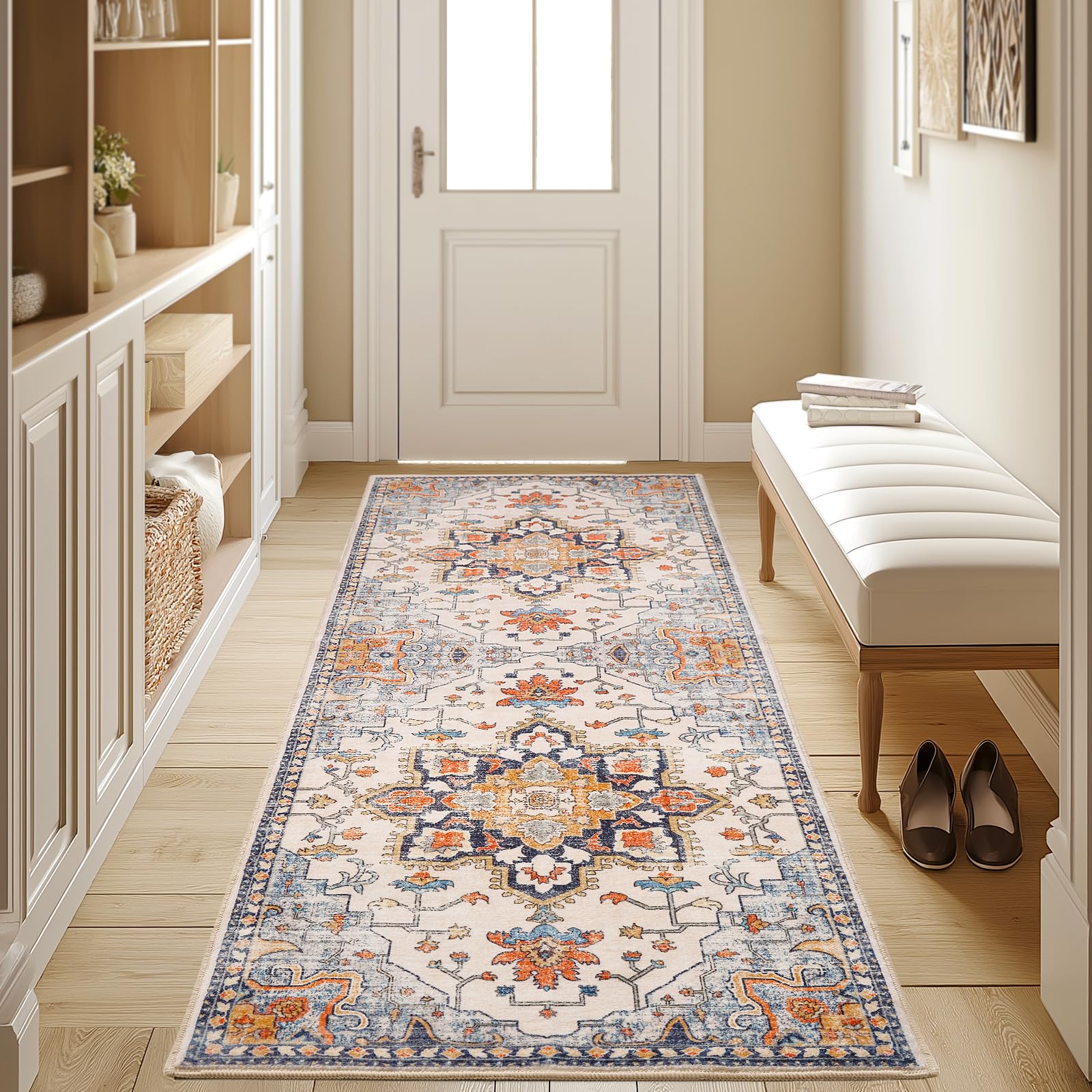 Amazon.com: Puremy 2x6 Runner Rug Washable Hallway Carpet Vintage Boho ...