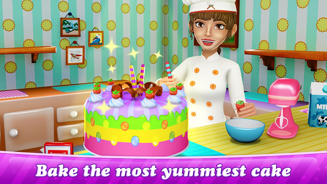 Sweet Cake Maker Bakery Shop 3D - Kitchen Cooking Game - App on Amazon ...