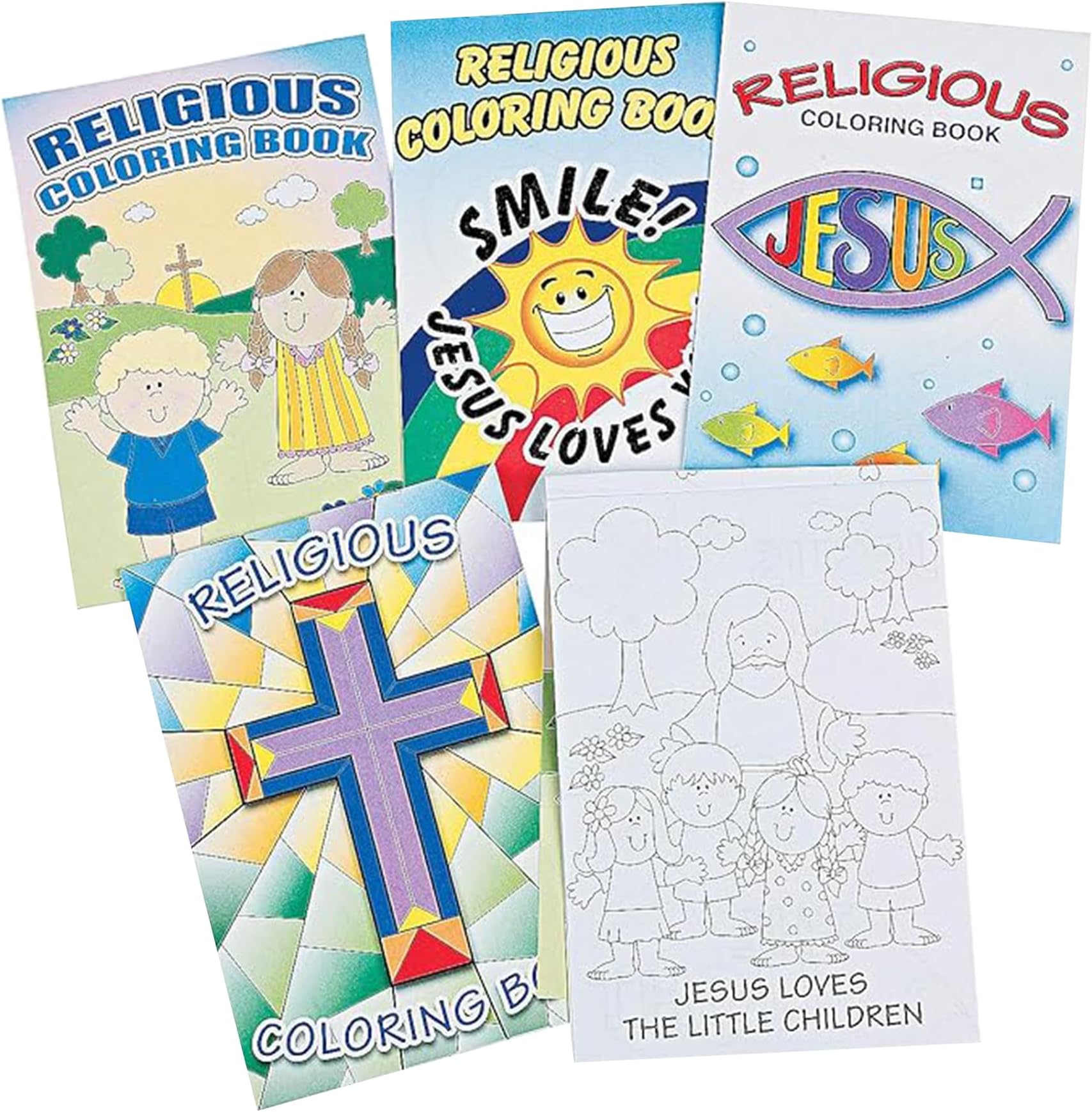 Amazon.com: Fun Express Psalm 100 Coloring Activity Books - Set of 12 ...