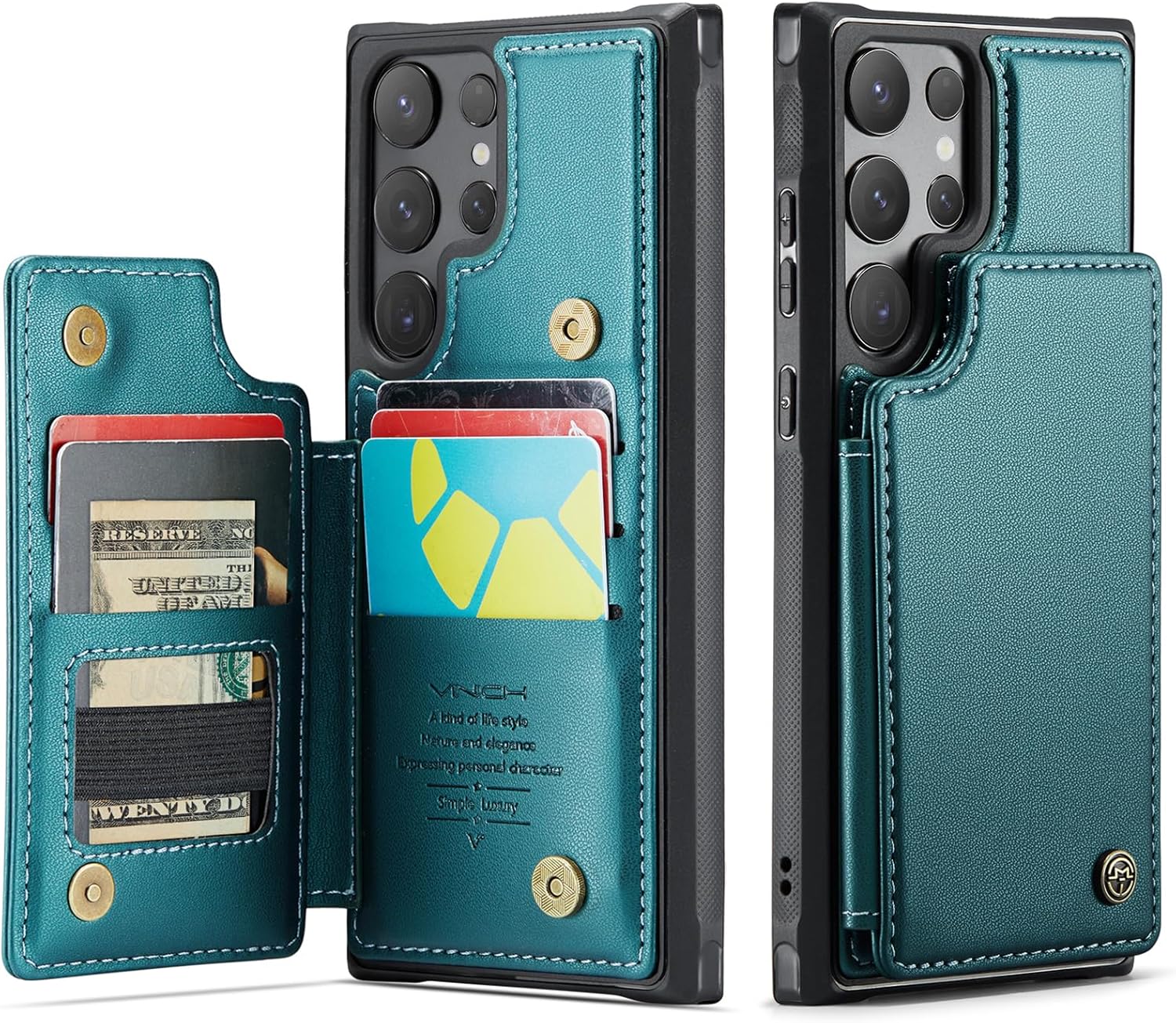 Amazon.com: Vinich for Samsung Galaxy S24 Ultra Wallet Case with Card ...