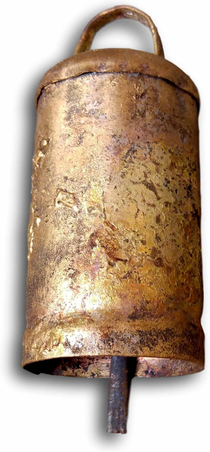 Amazon.com: Creative Co-Op Embossed Metal Sleigh Bell with Velvet ...