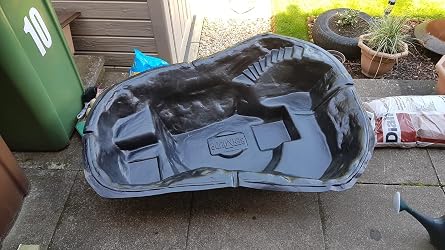 Bermuda Beach Pre-formed Pond L 135cm x W 108cm x H 32cm / Pond Liner ...