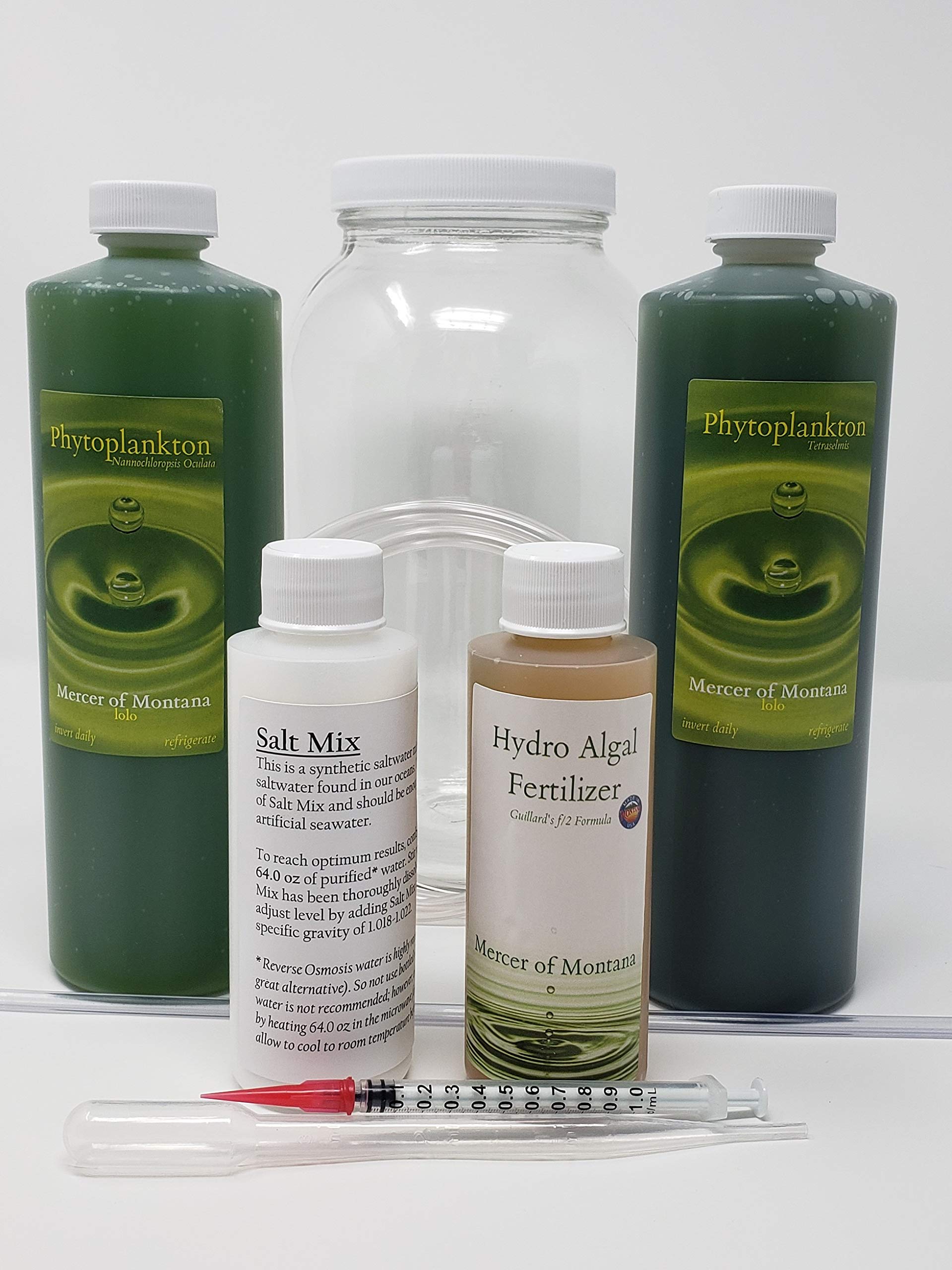 Amazon.com: Mercer of Montana Home Phytoplankton Culture Kit II - Live ...