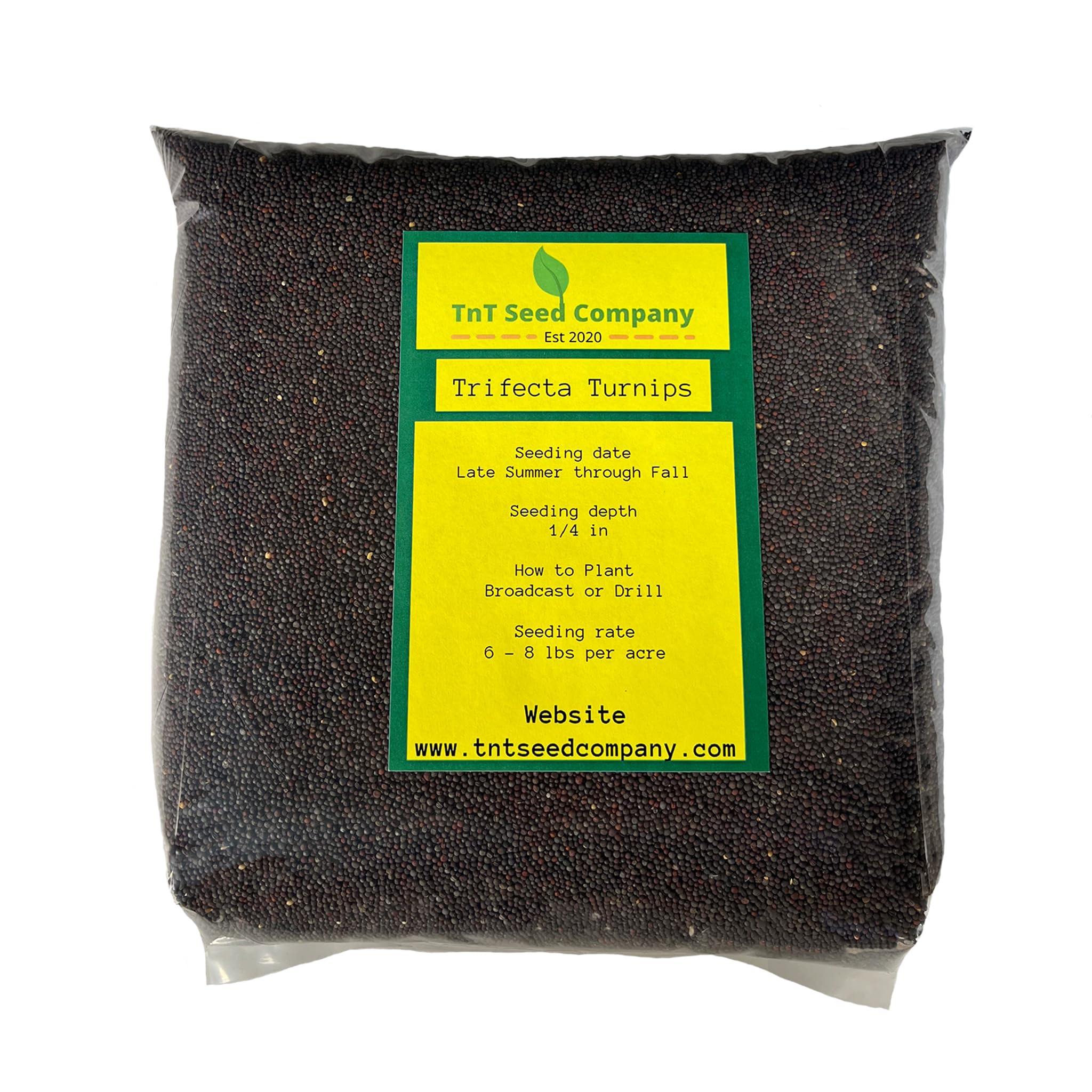 Amazon.com : TnT Seed Company Trifecta Turnips, Food Plot Seed, 6 lb ...