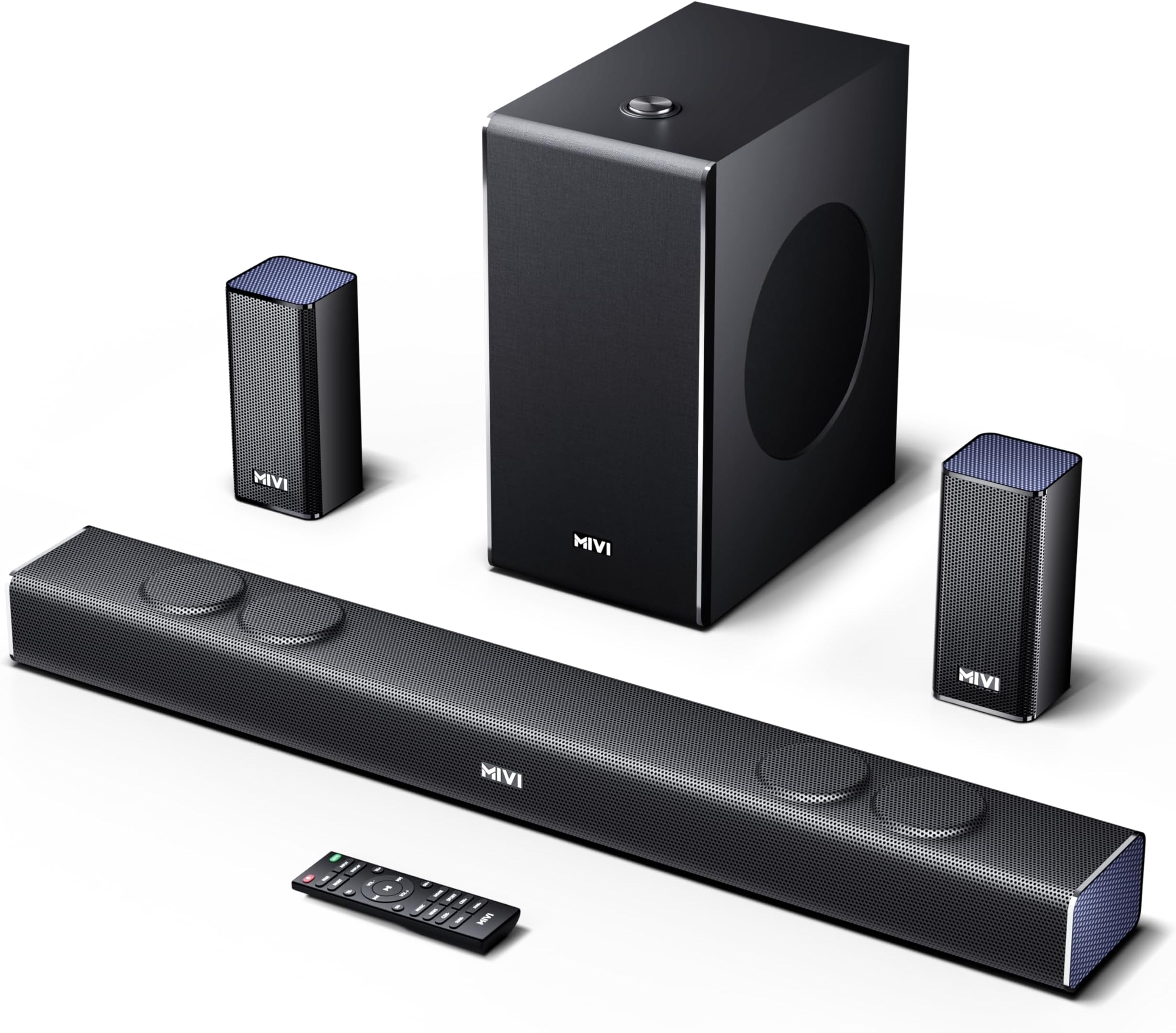 Mivi Fort Q700D Dolby Home Audio | 700W Sound bar, 5.1 Channel Home ...