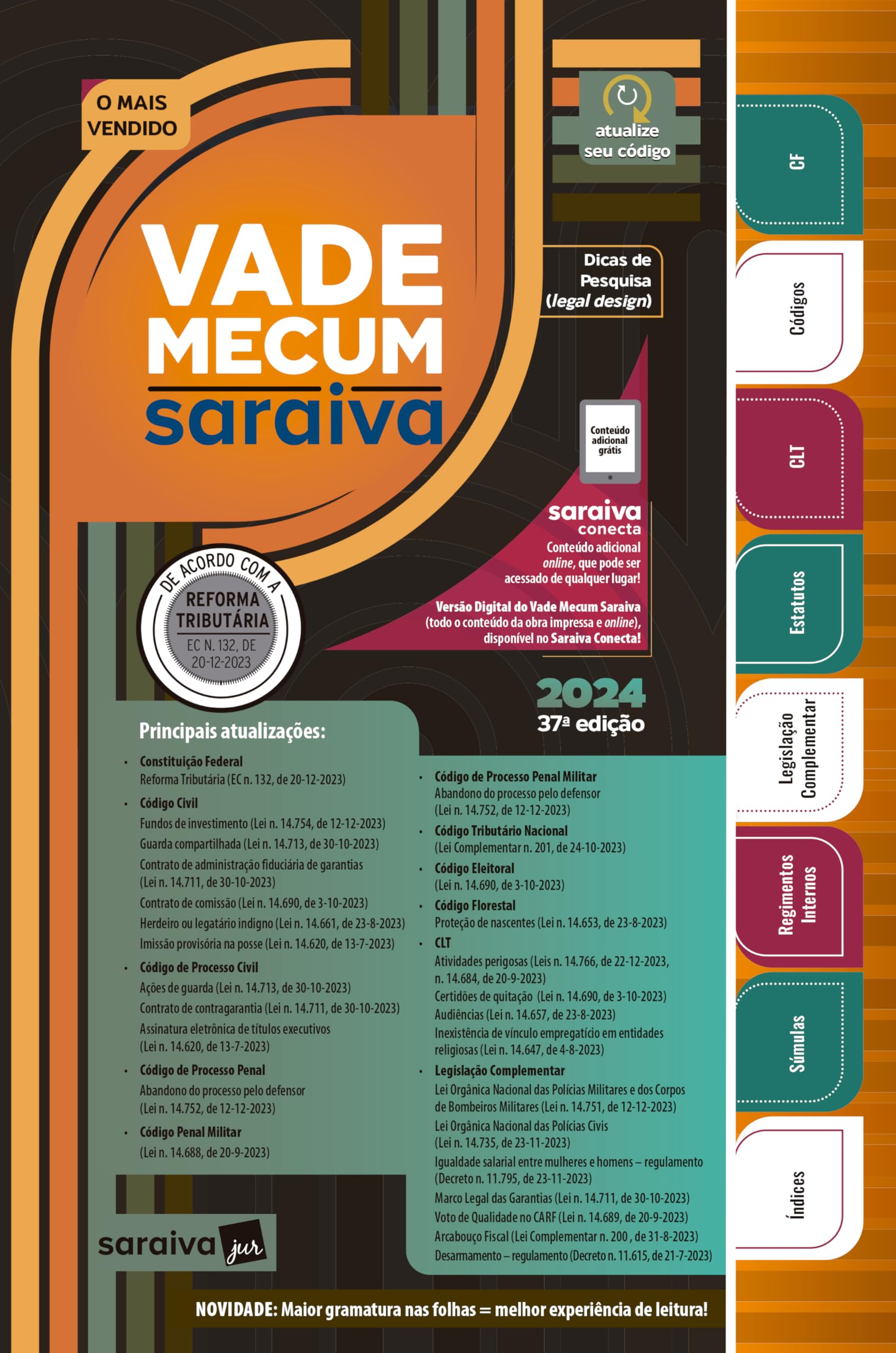 Vade Mecum Saraiva - Tradicional - 37ª edição 2024 | Amazon.com.br