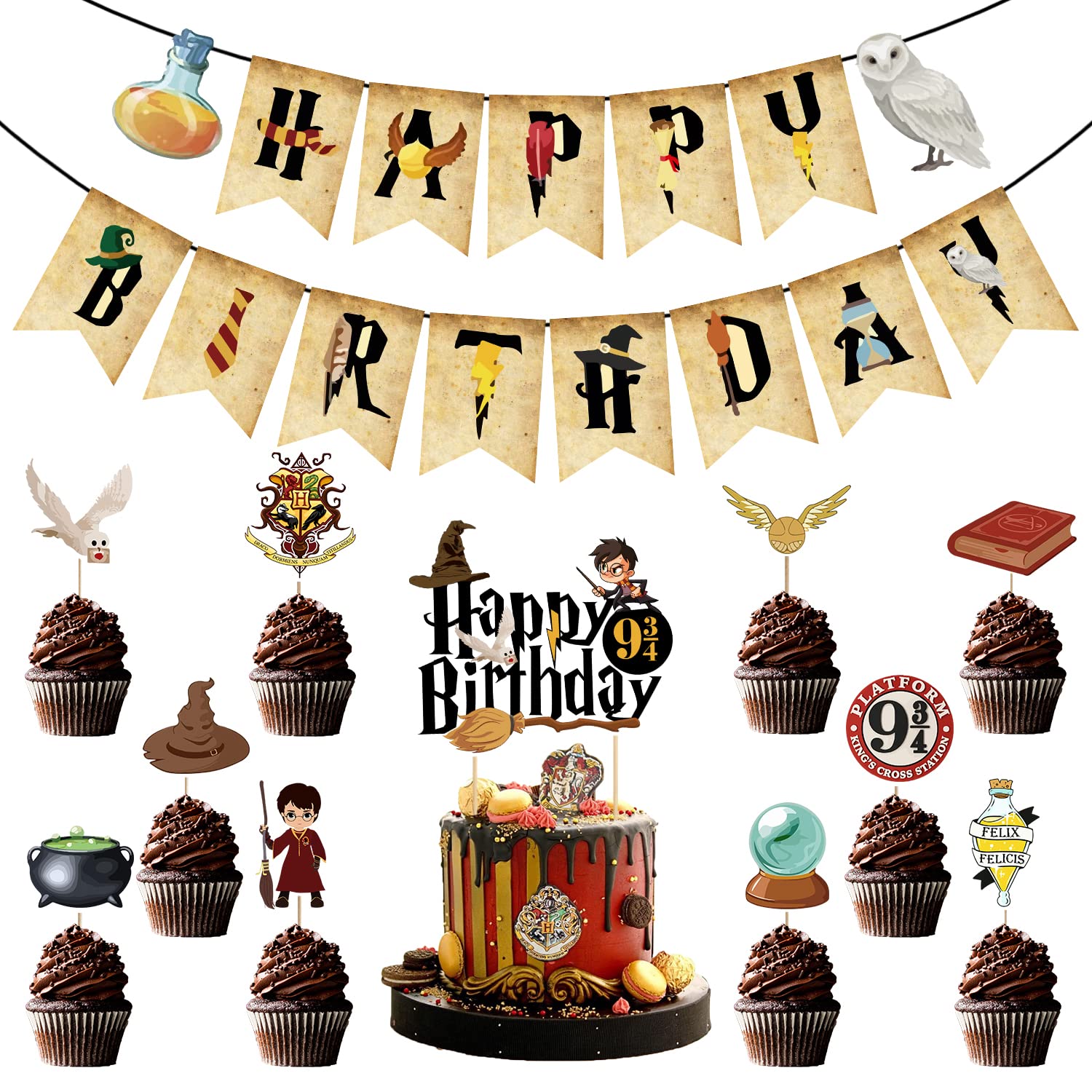 Buy Zyozique Magical Wizard Birthday Decorations, Magical Wizard ...