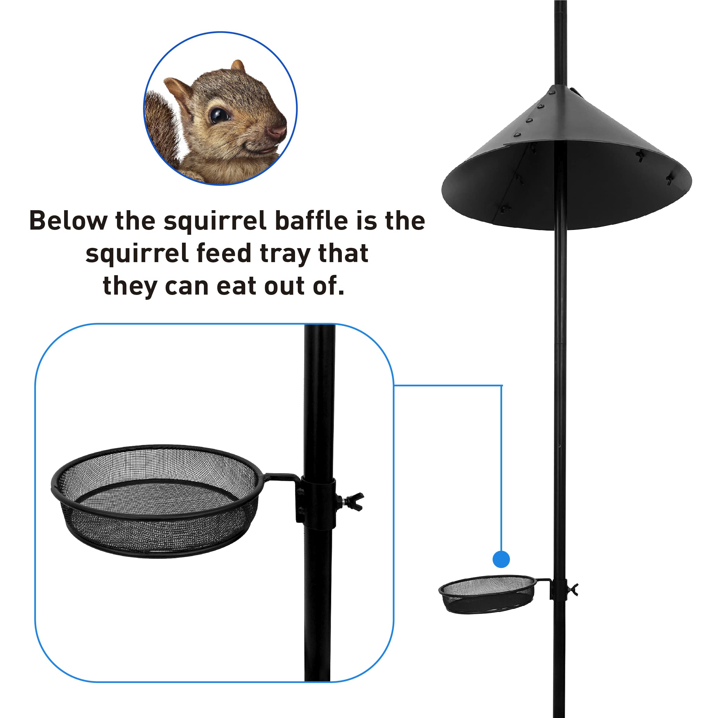 Snapklik.com : EasyGo Product Shepherd Hook Squirrel Proof Wild Bird ...