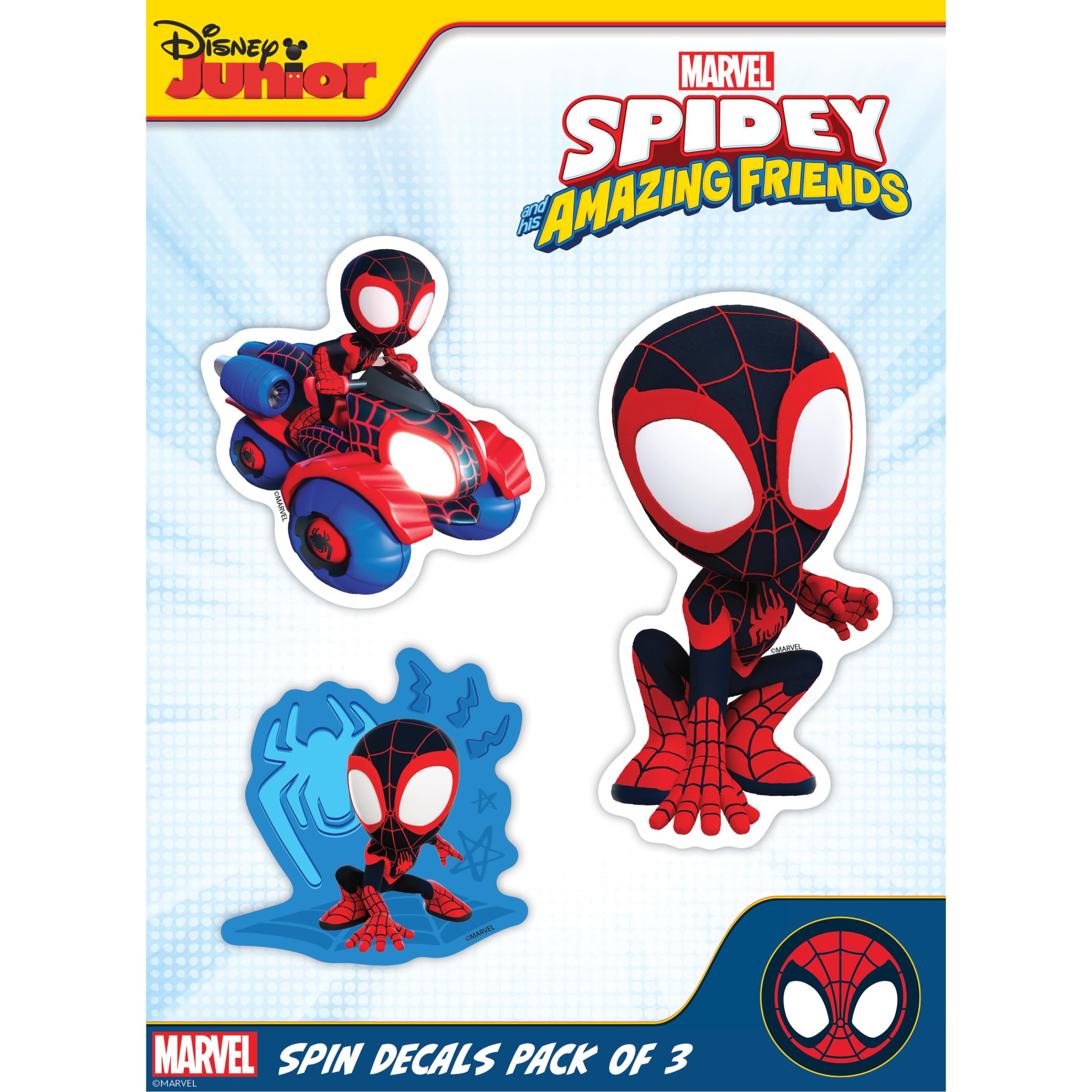 Amazon.com - Marvel Spidey and His Amazing Friends Decals - Set of 3 ...