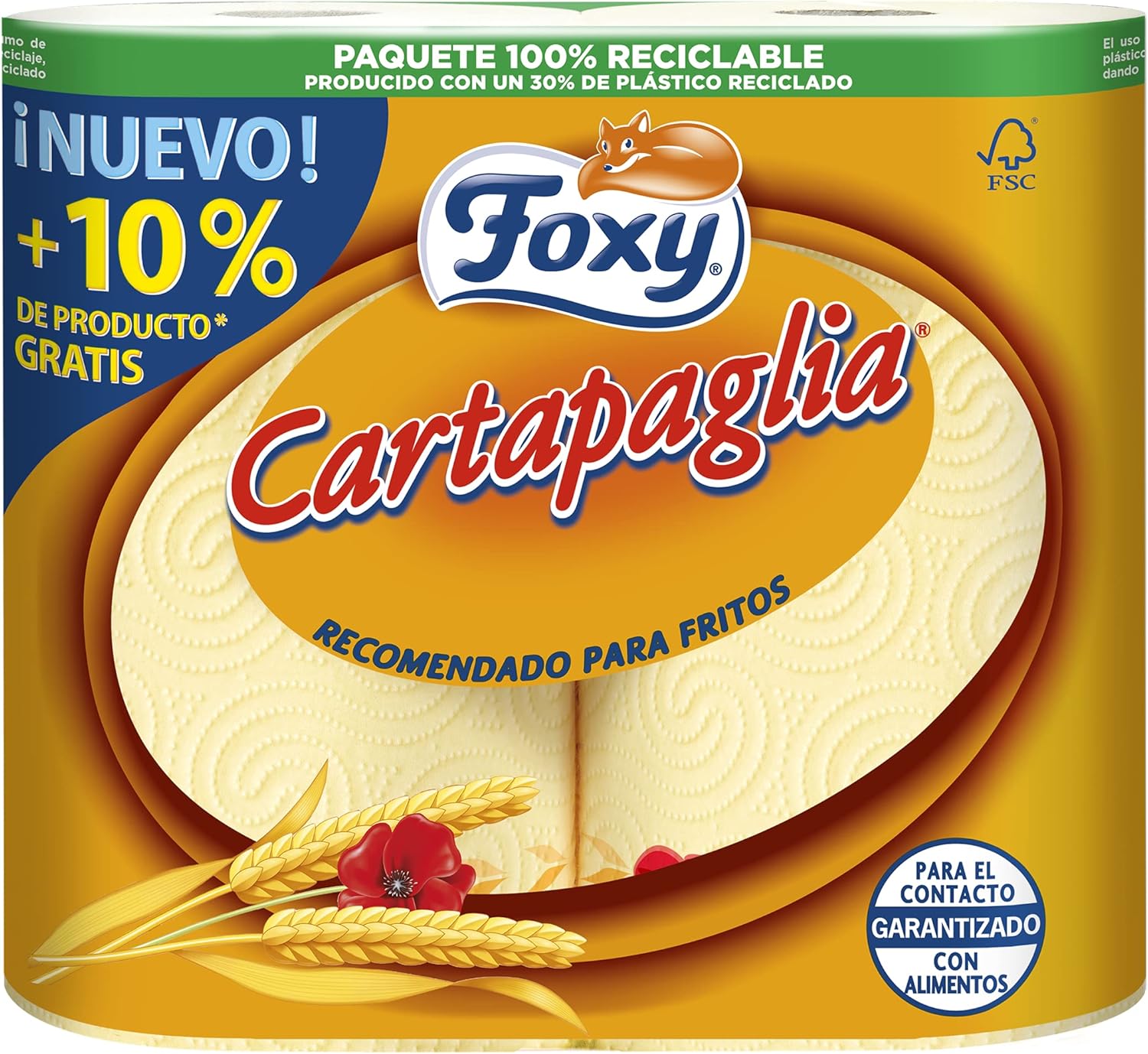 Amazon.com : FOXY Kitchen Paper Rolls, Toilet Paper and Tissues - 0ml ...