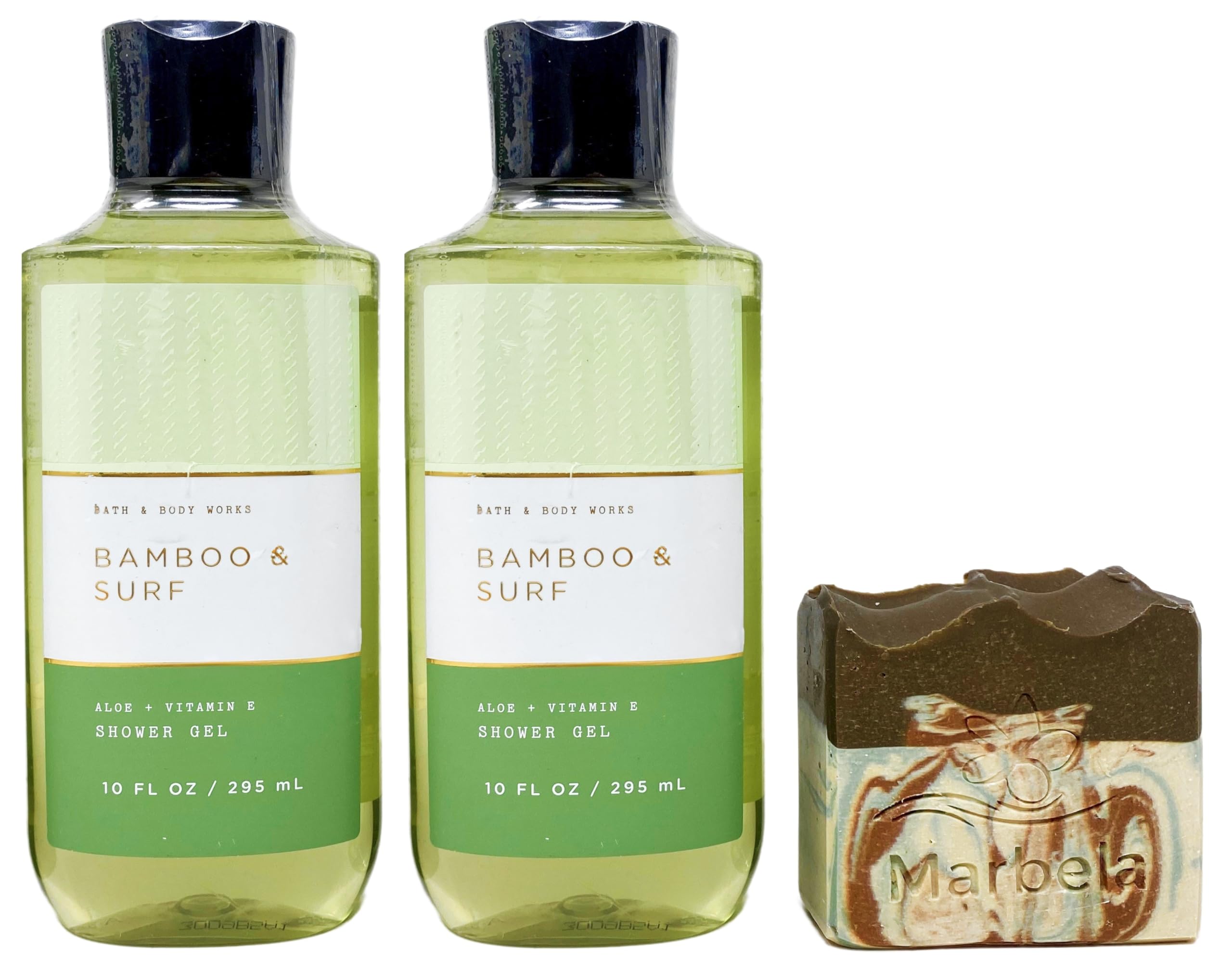 Amazon.com : Bath & Body Works Bamboo & Surf -Pack of 2- Shower Gel ...