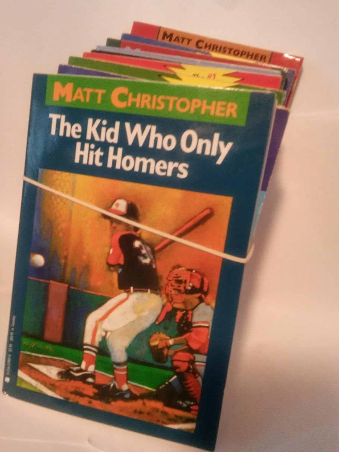Set of 8 Matt Christopher Sports Stories: Baseball, Swimming ...