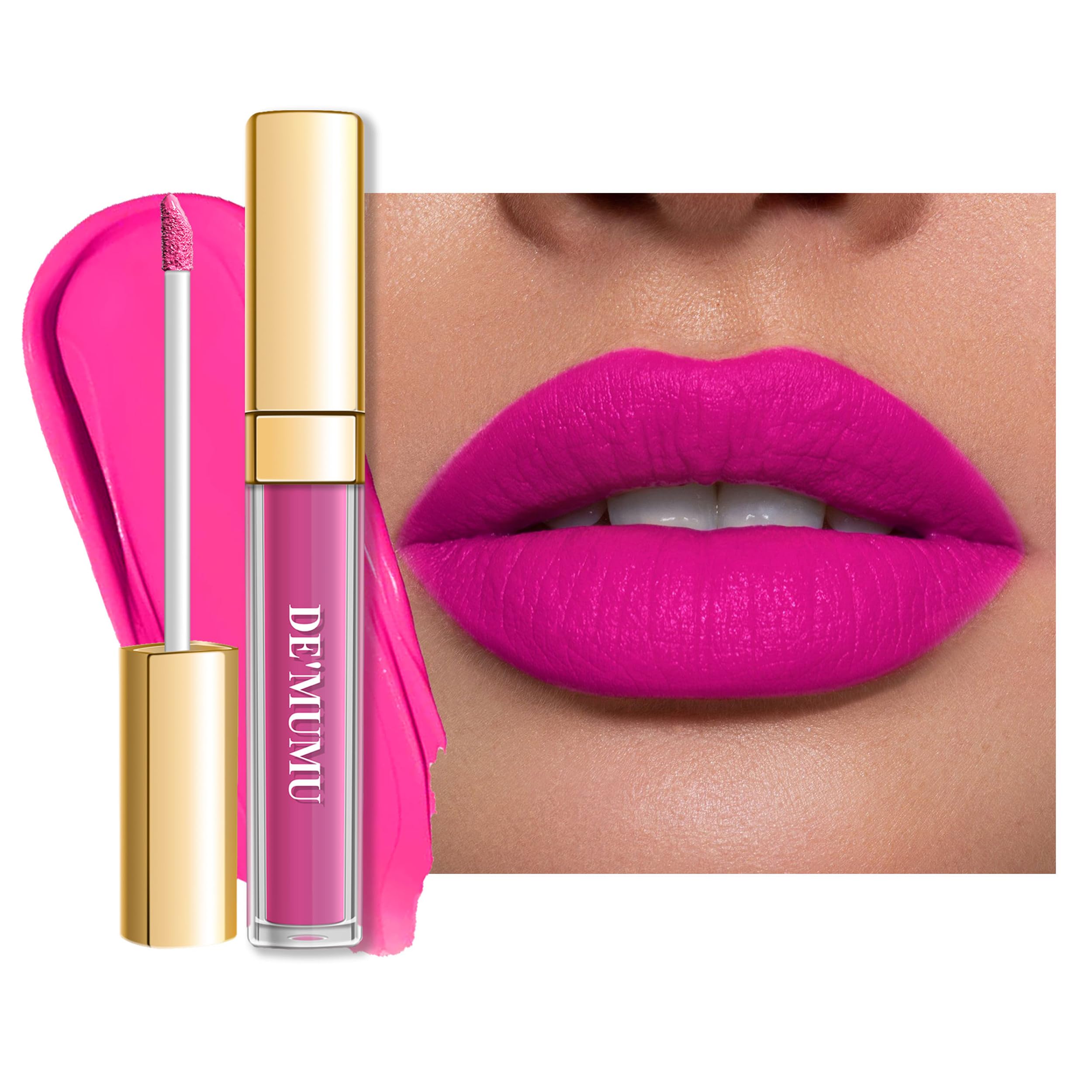 Bright Pink Lipstick Product