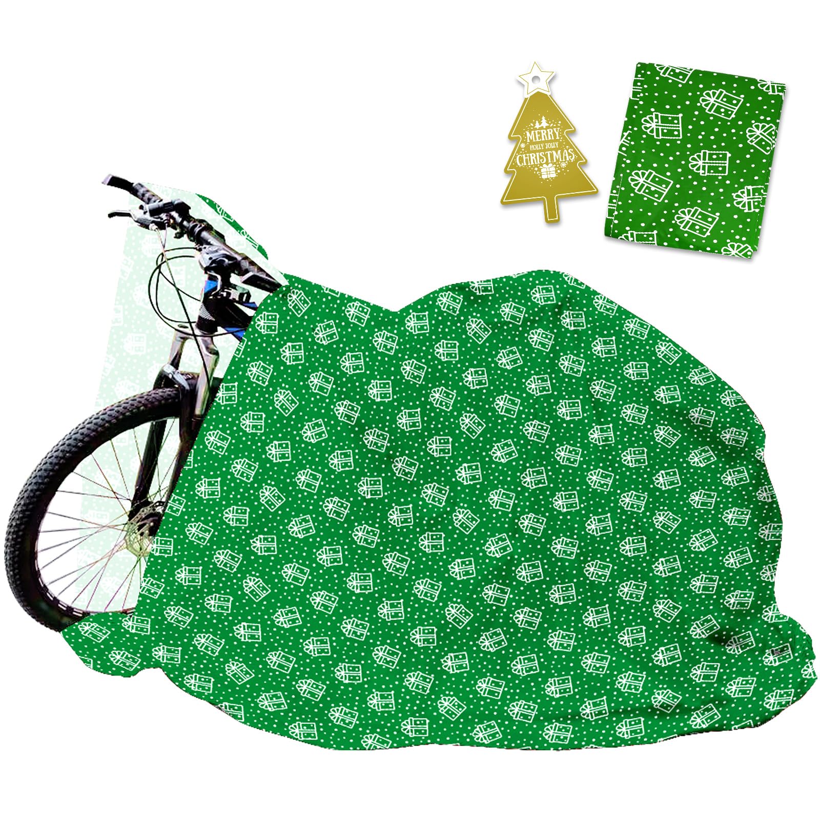 Amazon.com: 71" X 59" Extra Large Bike Gift Bag, Christmas Jumbo ...