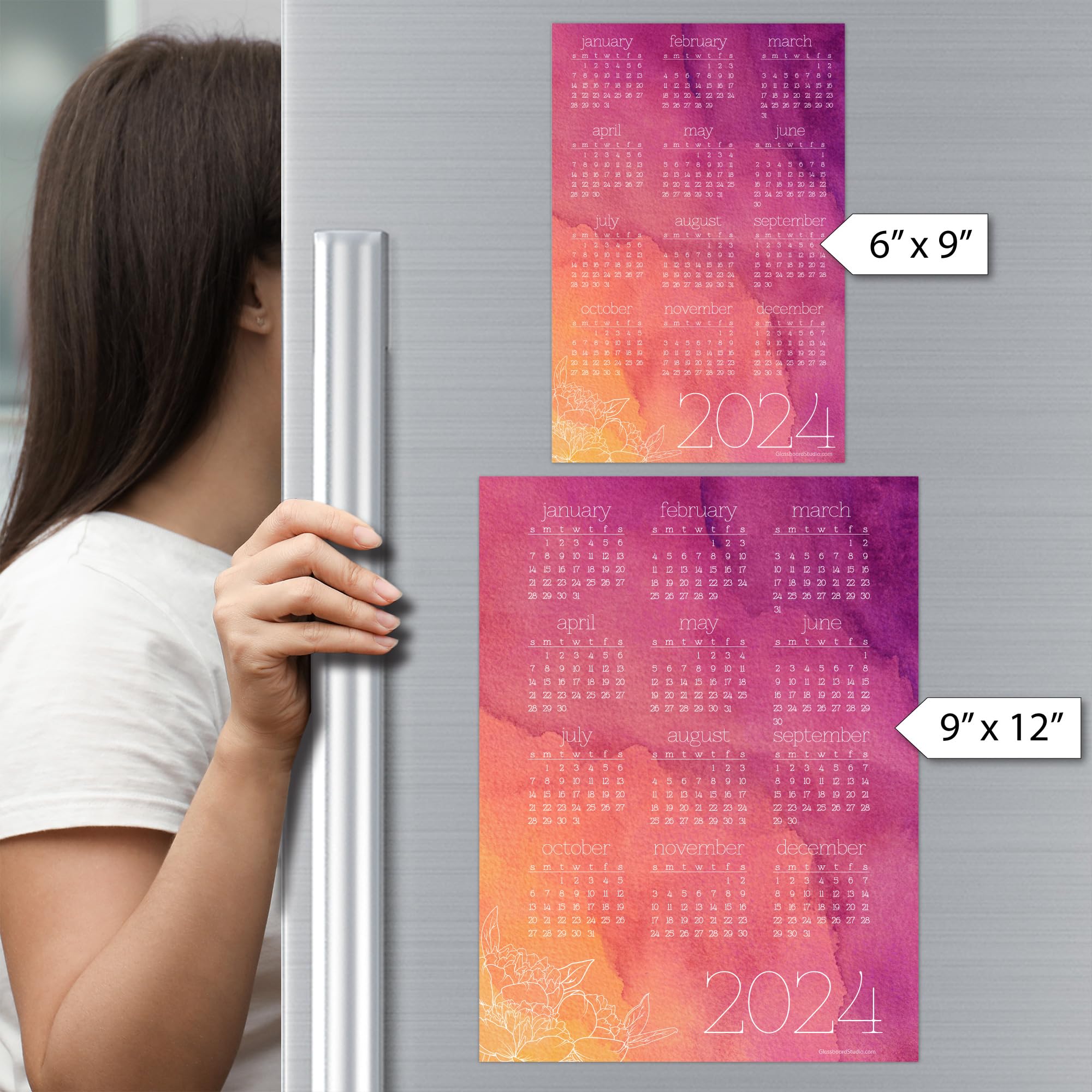 Snapklik.com : Annual Year-At-A-Glance Calendar Sticker Decal Removable ...