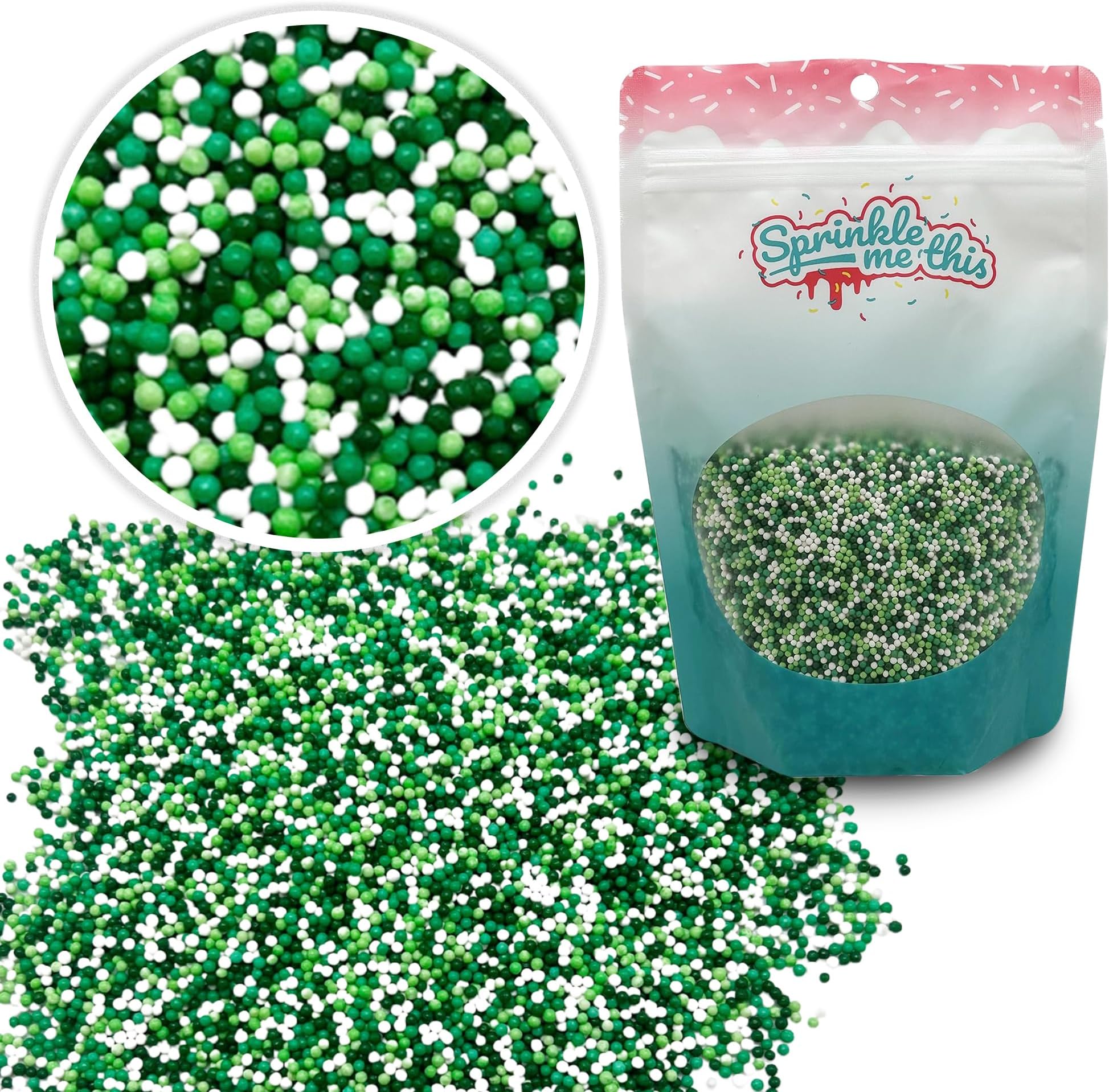 Amazon.com: St. Paddy's Pearls | 12 Oz Stand Up Sprinkle Bag | St ...