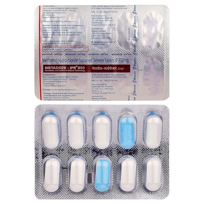 Metadoze-IPR 850 - Strip of 10 Tablets : Amazon.in: Health & Personal Care