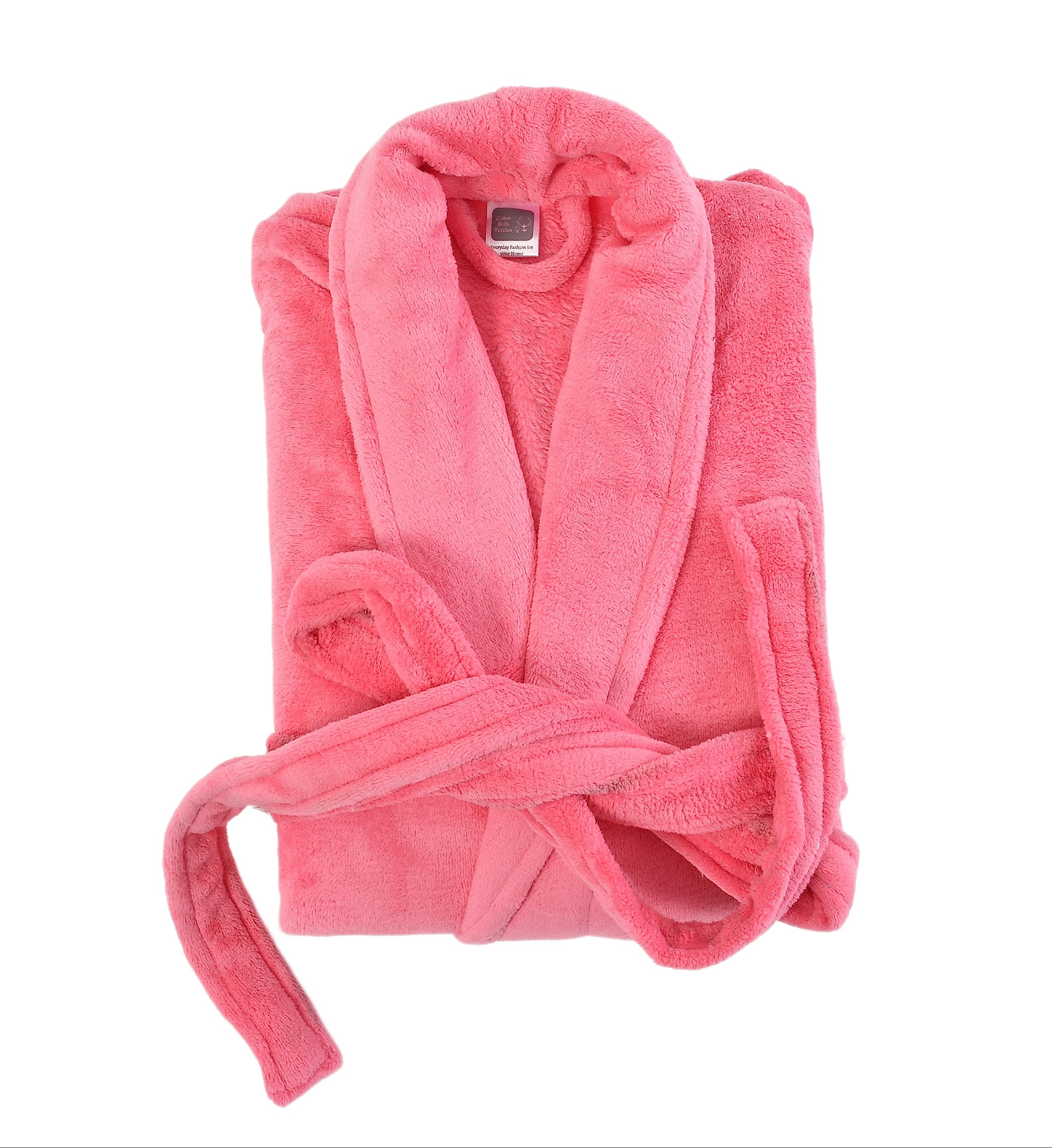 Buy Cotton Bolls Textiles Luxury Plush Microfiber Bath Robe For Women ...