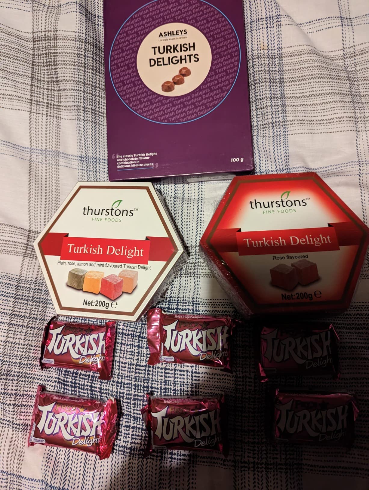 Windmill Gifts Turkish Delight Gift Box Bundle with x6 Frys Turkish ...