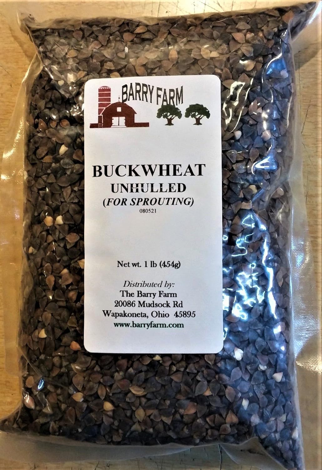Amazon.com : Unhulled Buckwheat, 1 lb. : Buckwheat Produce : Grocery ...