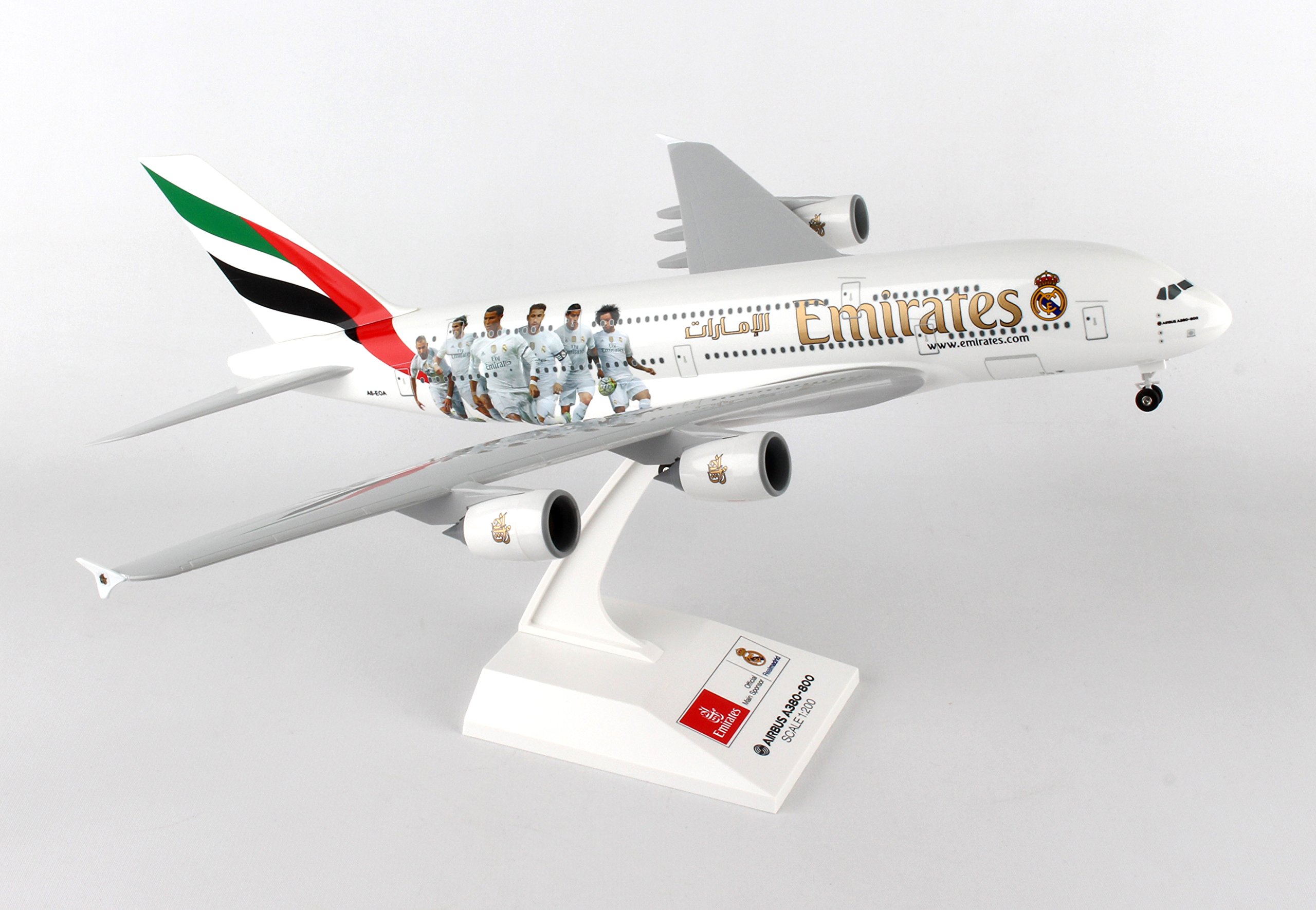 Buy Skymarks SKR880 Daron Emirates/A380/Real Madrid Livery with Landing ...