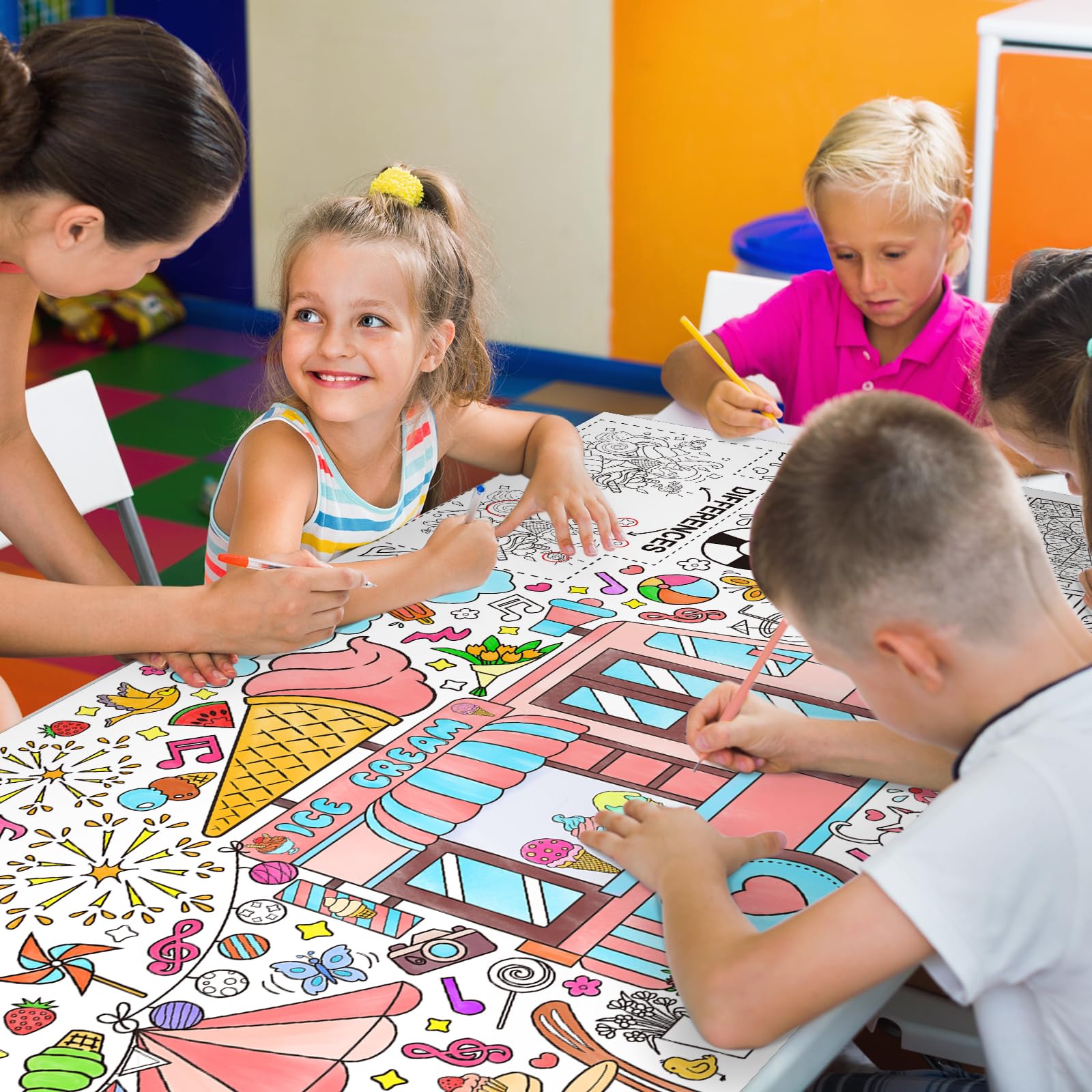 Snapklik.com : Giant Coloring Poster For Classroom Wall - Versatile 31. ...