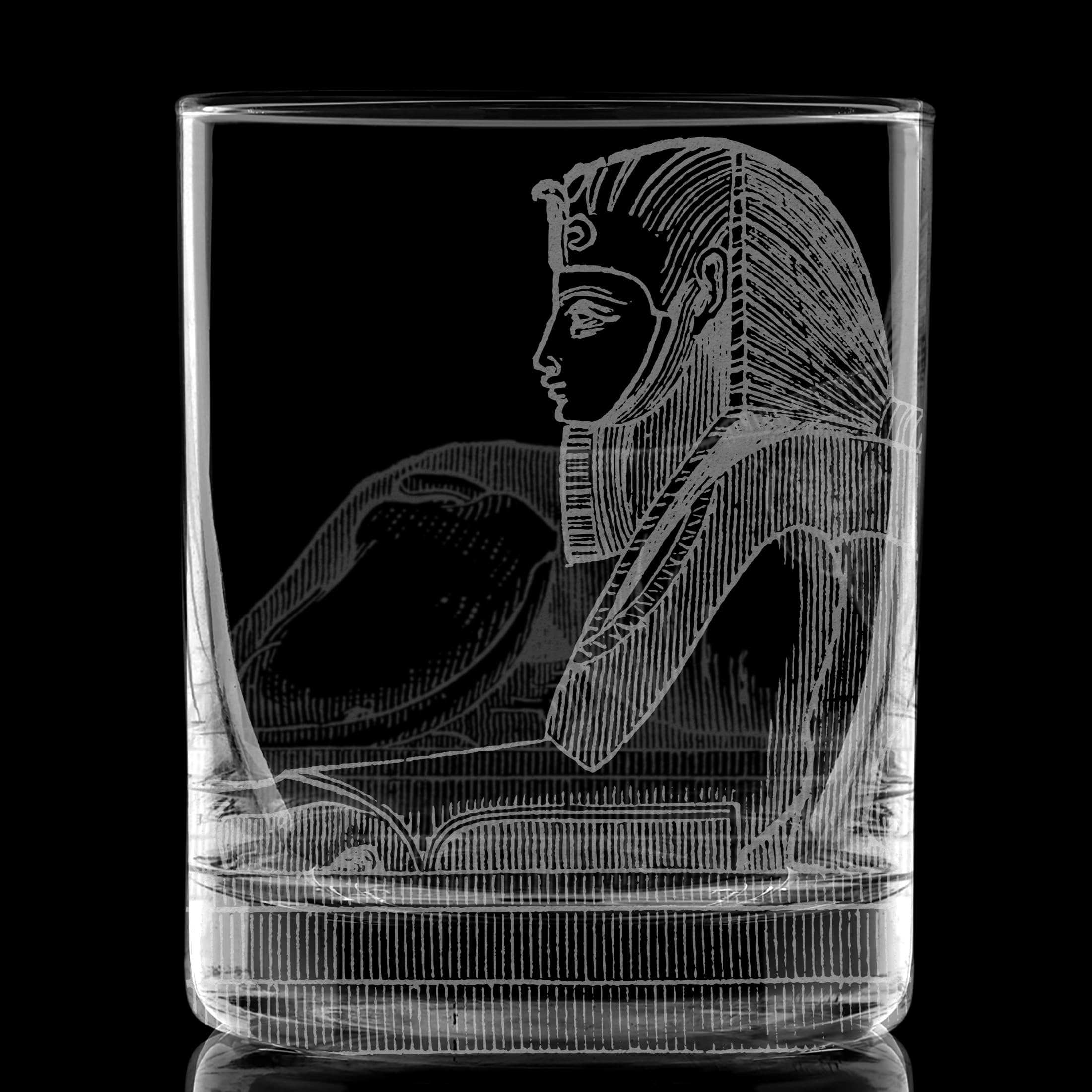 Snapklik.com : EGYPTIAN SPHINX Engraved 11oz Rocks Glass Majestic ...
