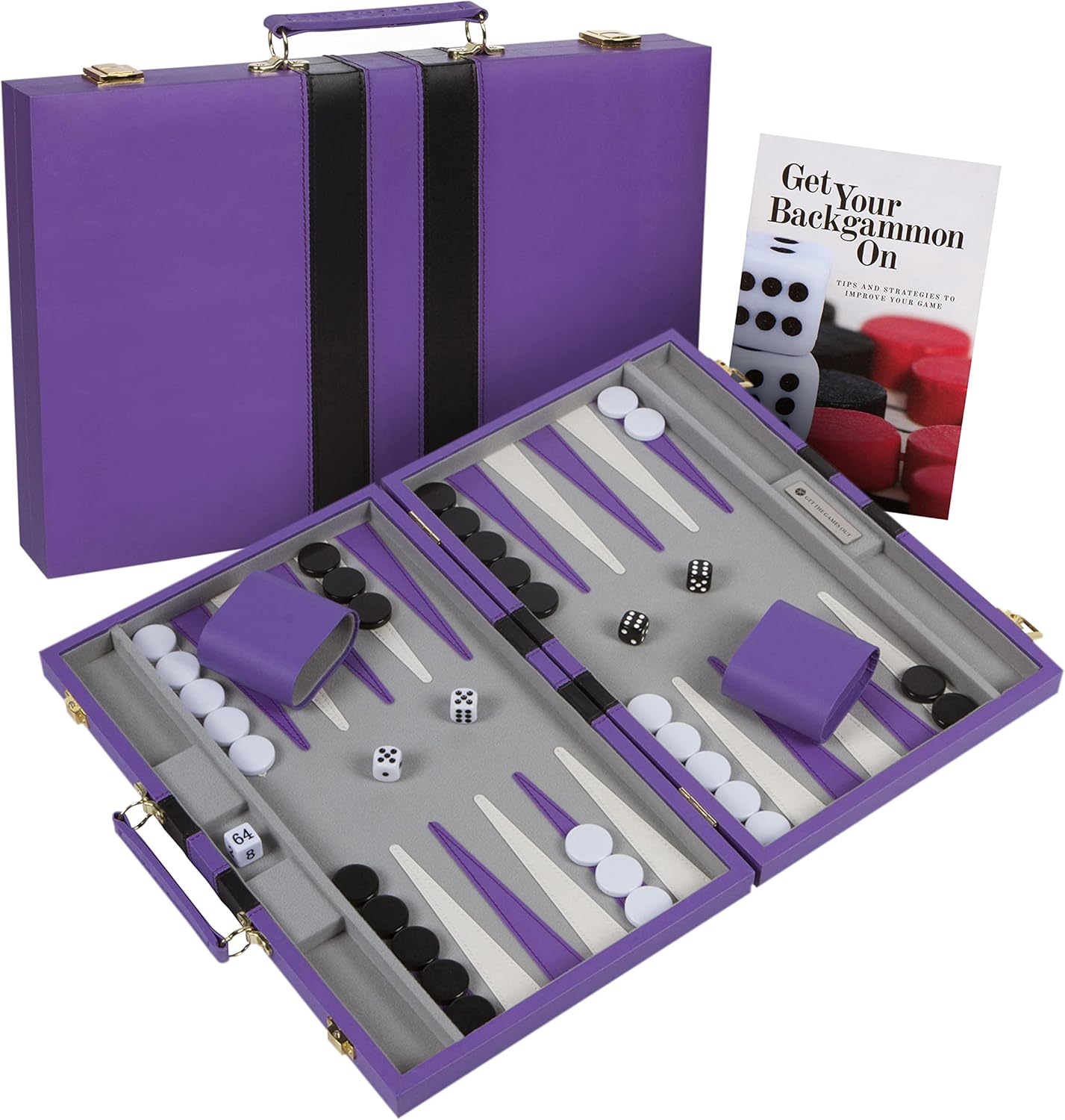Amazon.com: Get The Games Out Top Backgammon Set - Small Travel Size ...