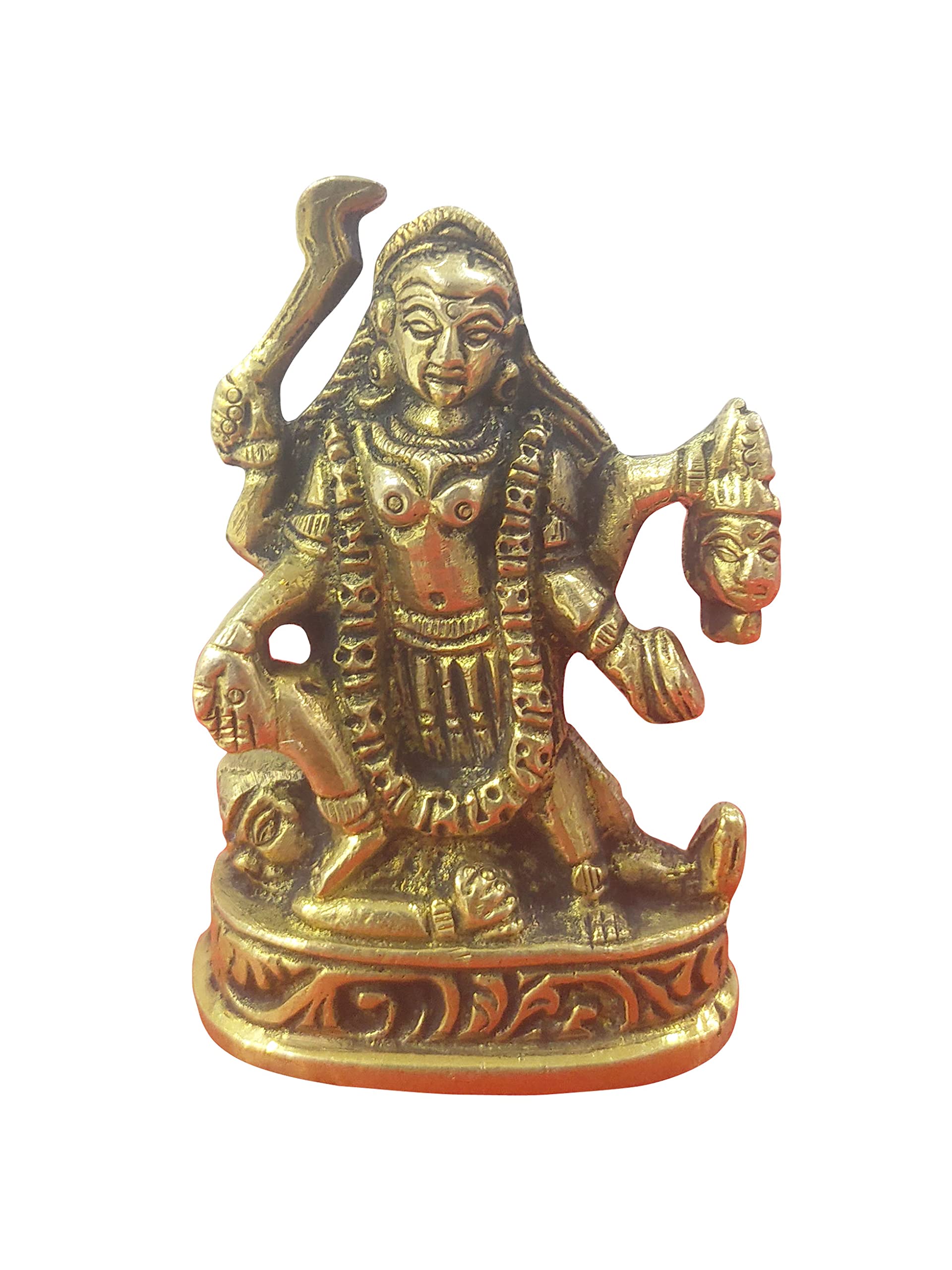 Buy Vinayakmoorti Brass Mahakali Bhandrakali kalika MATA Murti Durga ...