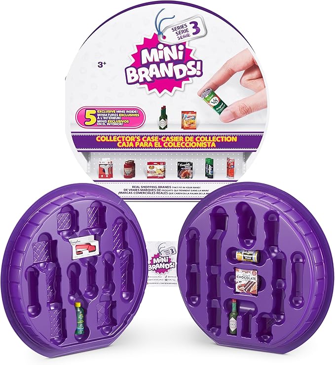 5 Surprise Mini Brands Series 3 Collector's Case by ZURU - Kids Toy ...