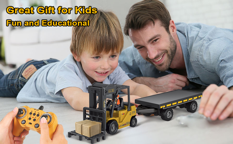 Watch 1 Channel Remote Control Forklift with Flatbed Truck on Amazon Live