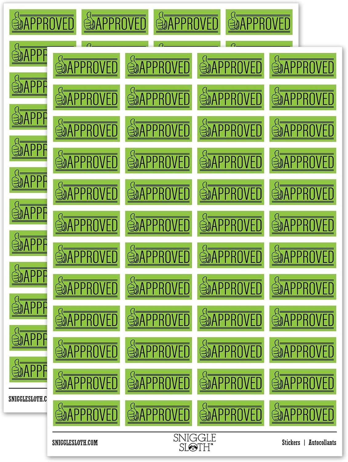 Amazon.com: Approved Thumbs Up Sticker Pack - Gloss Finish - Mini 1.25 ...