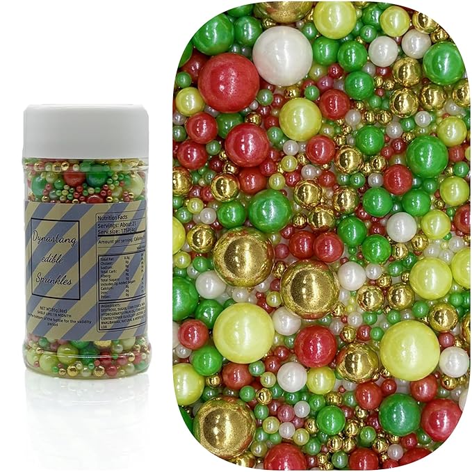 Amazon.com: Dynastang Mixed Size Red & Green & White & Super Gold ...