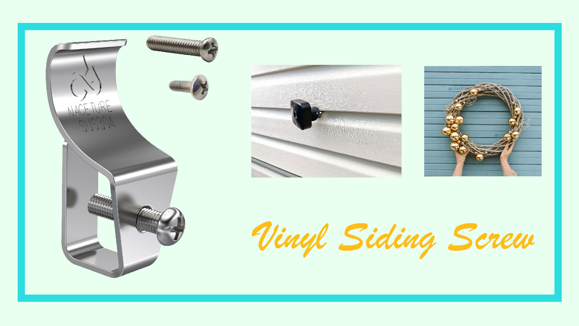 Watch NACETURE Vinyl Siding Screw Clips Hooks on Amazon Live