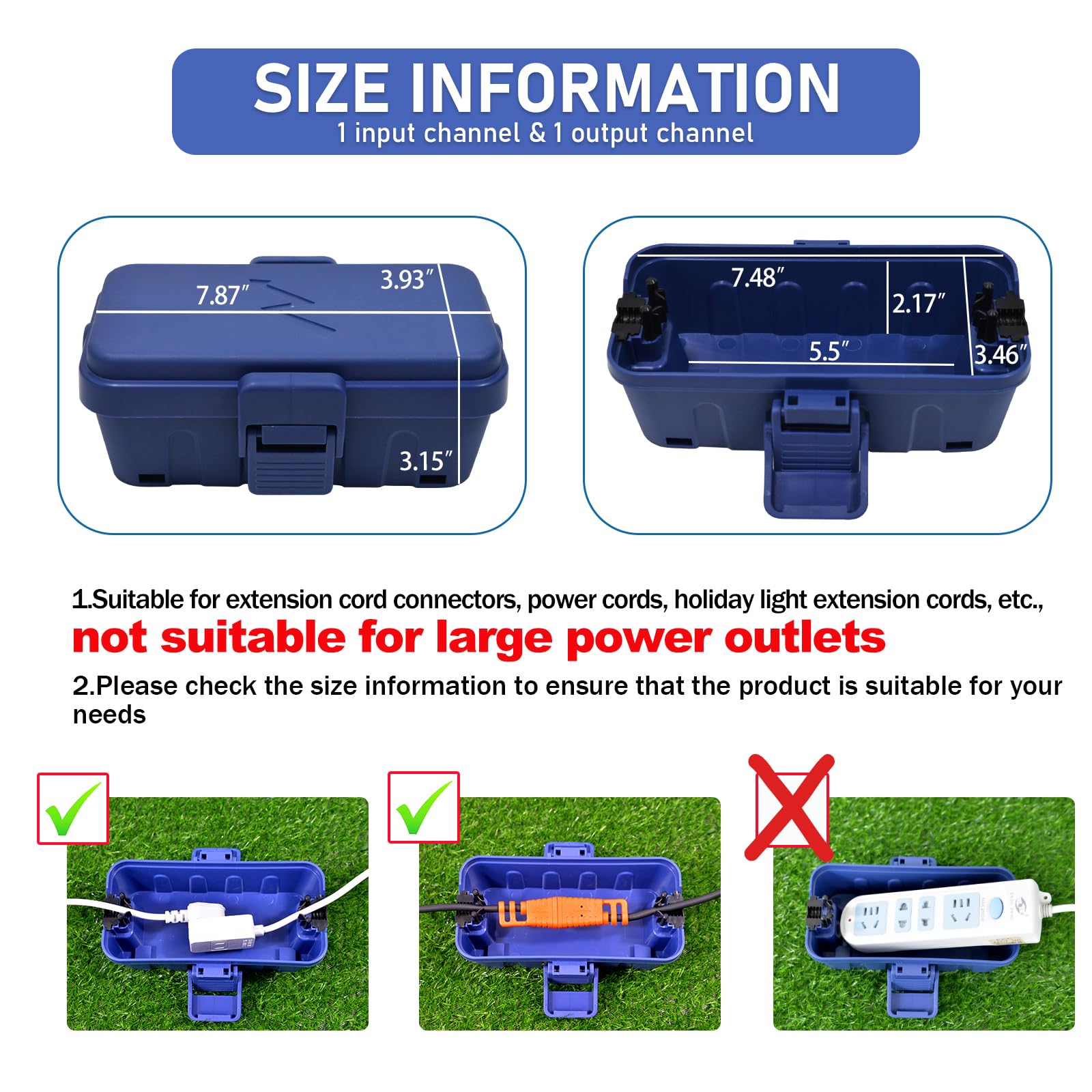 Snapklik.com : 3PCS Weatherproof Electrical Connection Box, Outdoor ...