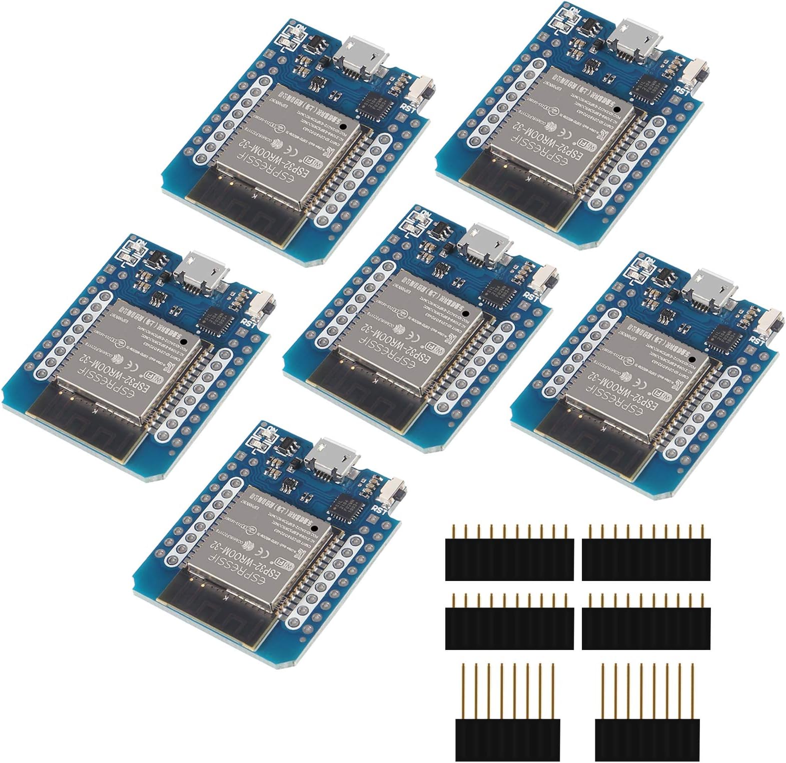 Amazon.com: WeMos D1 Mini ESP32 Minikit Dual Core 240MHz Wi-Fi ...