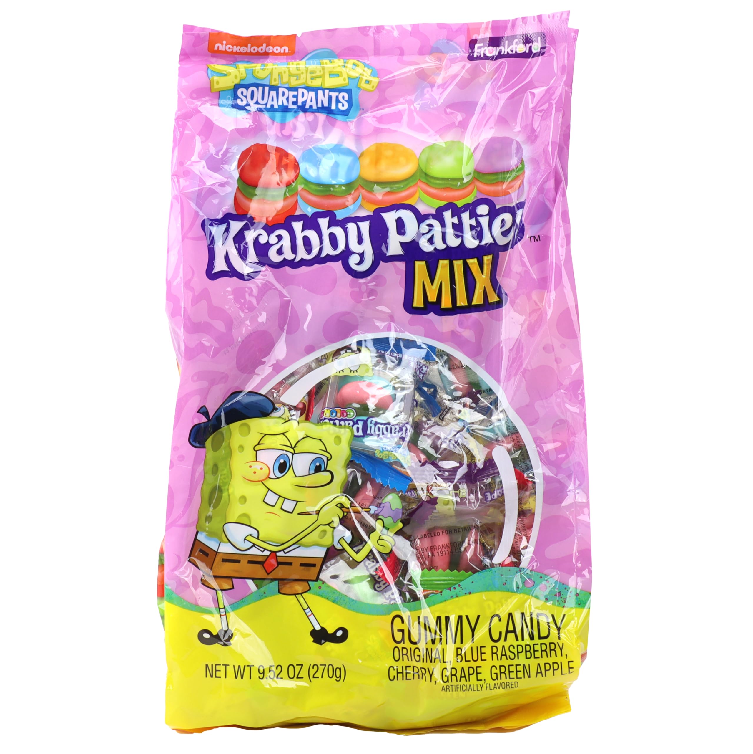 Snapklik.com : SpongeBob SquarePants Krabby Patties Gummy Candy Burgers