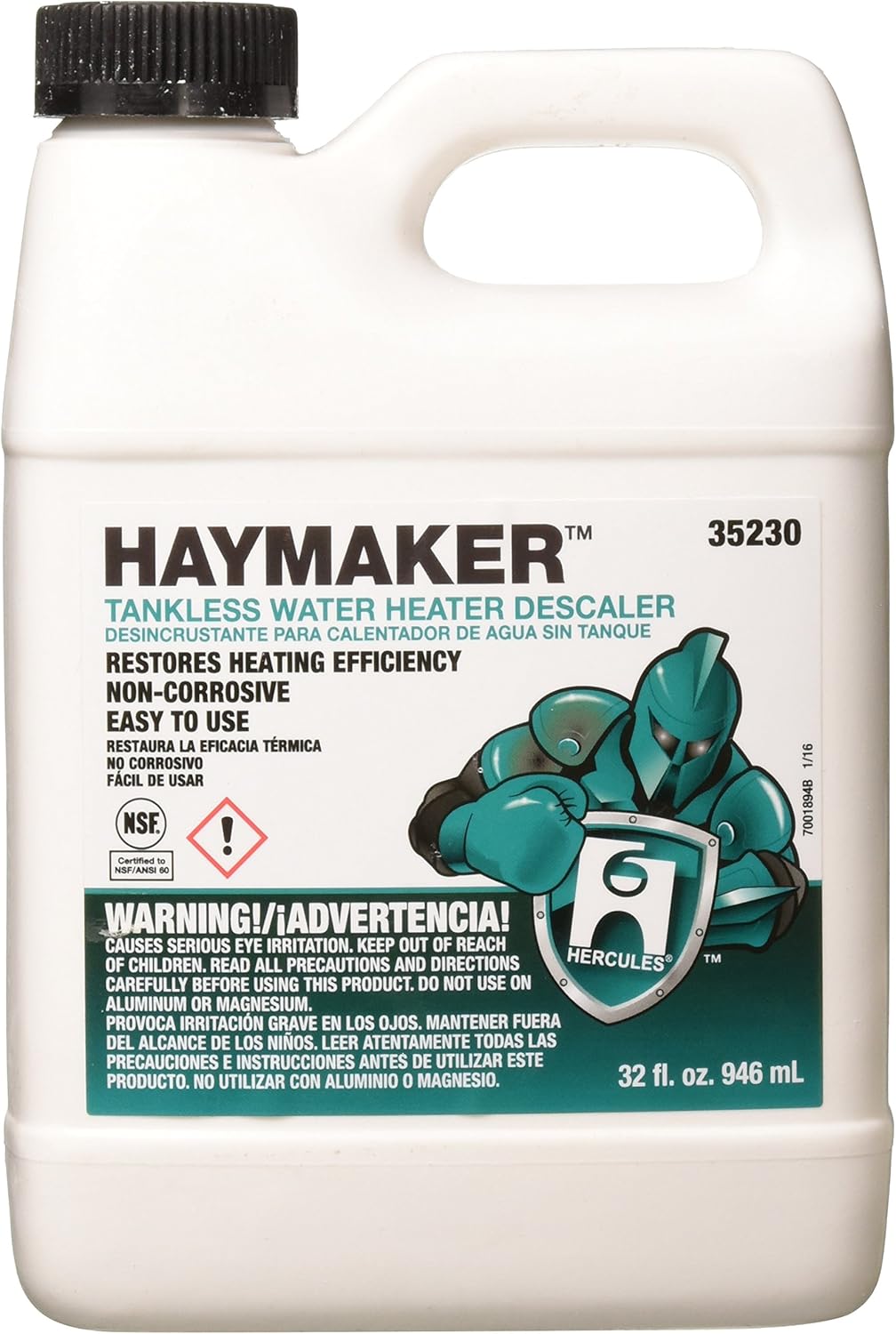 Hercules 35230 Haymaker DESCALER Product, Clear 32 oz - Amazon.com