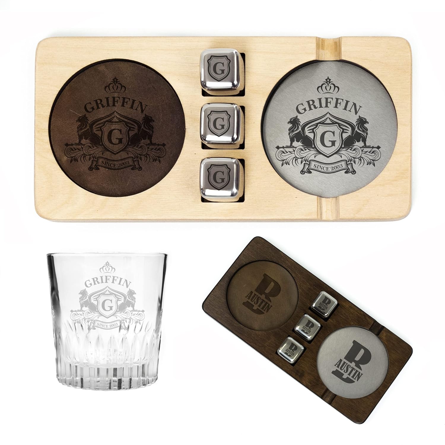 Amazon.com: Personalized Cigar Ashtrays for Men Luxury - Cigar Holder ...