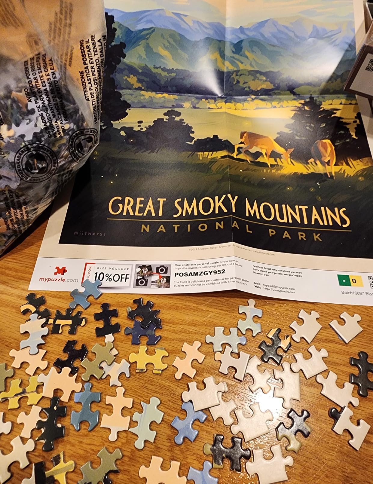 Amazon.com: MyPuzzle Great Smoky Mountains National Park: Dusk in Cades ...