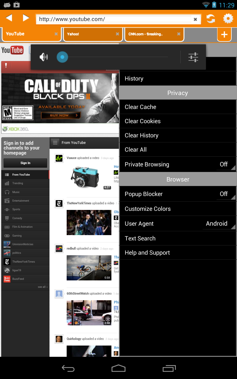 Nova Private Web Browser - App on Amazon Appstore