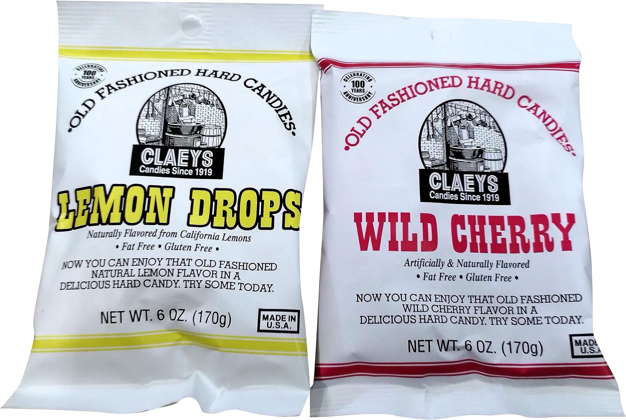 Amazon.com : Claey's Old Fashioned Hard Candy Lemon, 6 Ounce : Grocery ...