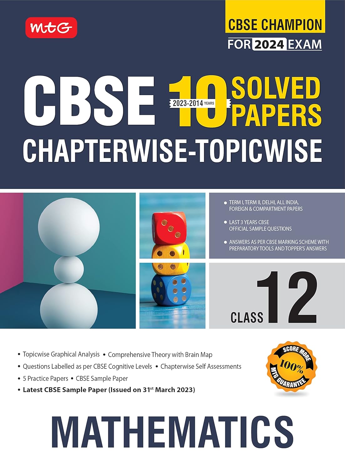 10 Years CBSE Champion Chapterwise-Topicwise Mathematics-Class- 12 ...