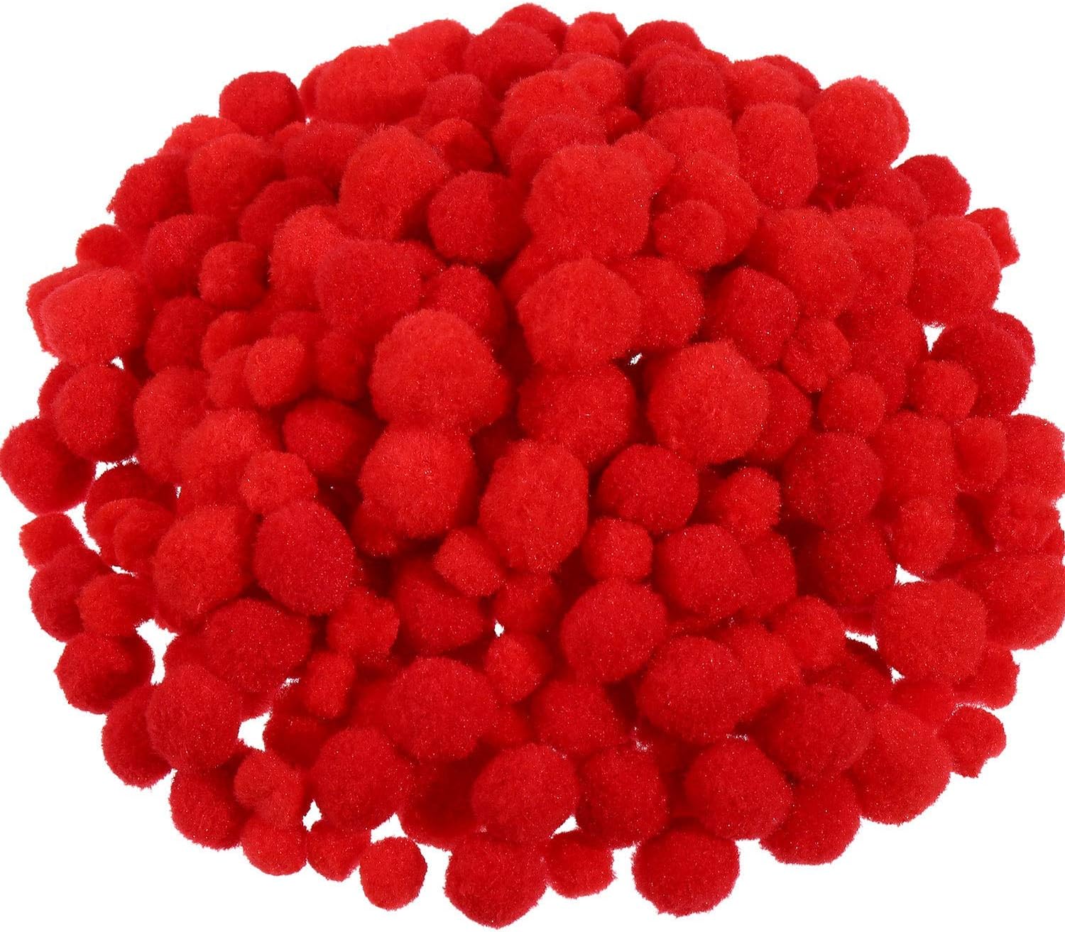 Amazon.com: TOAOB 500pcs Pom Poms 1cm Craft Pom Poms Black Fuzzy ...