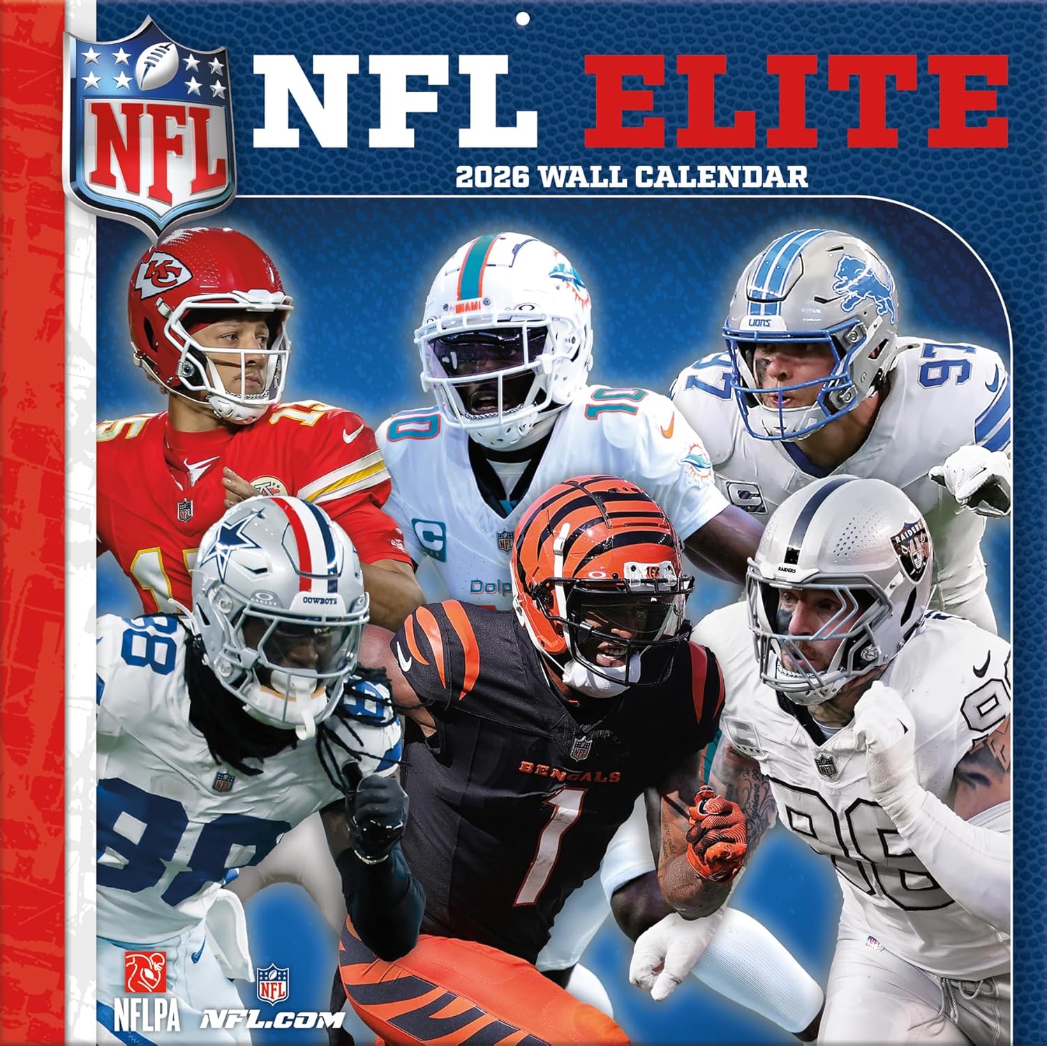 NFL Elite 2026 12x12 Wall Calendar: Turner Sports: 0841622188307 ...