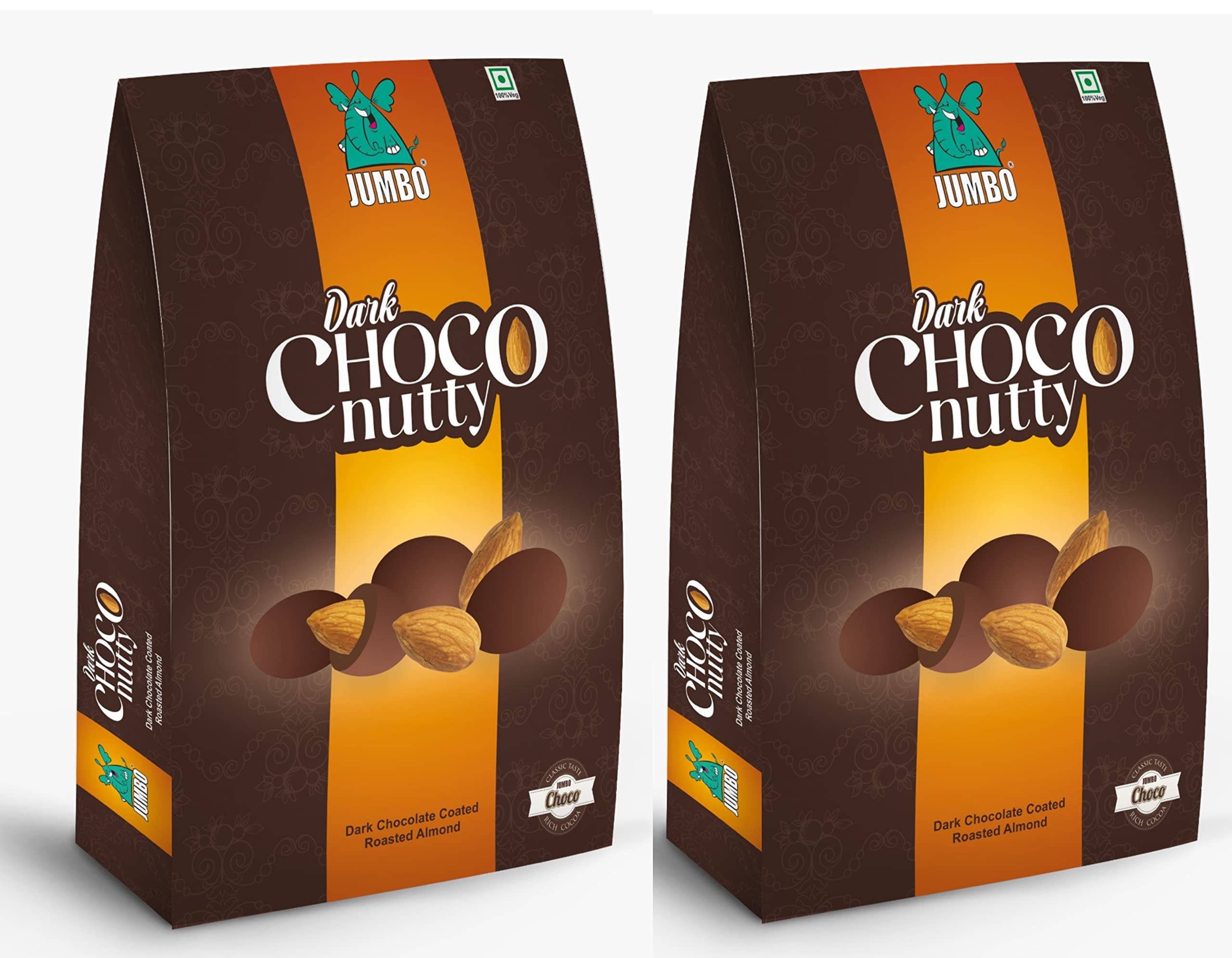 JUMBO Dark Chocolate Nutty, Dark Chocolate Covered Nutty Roasted ...